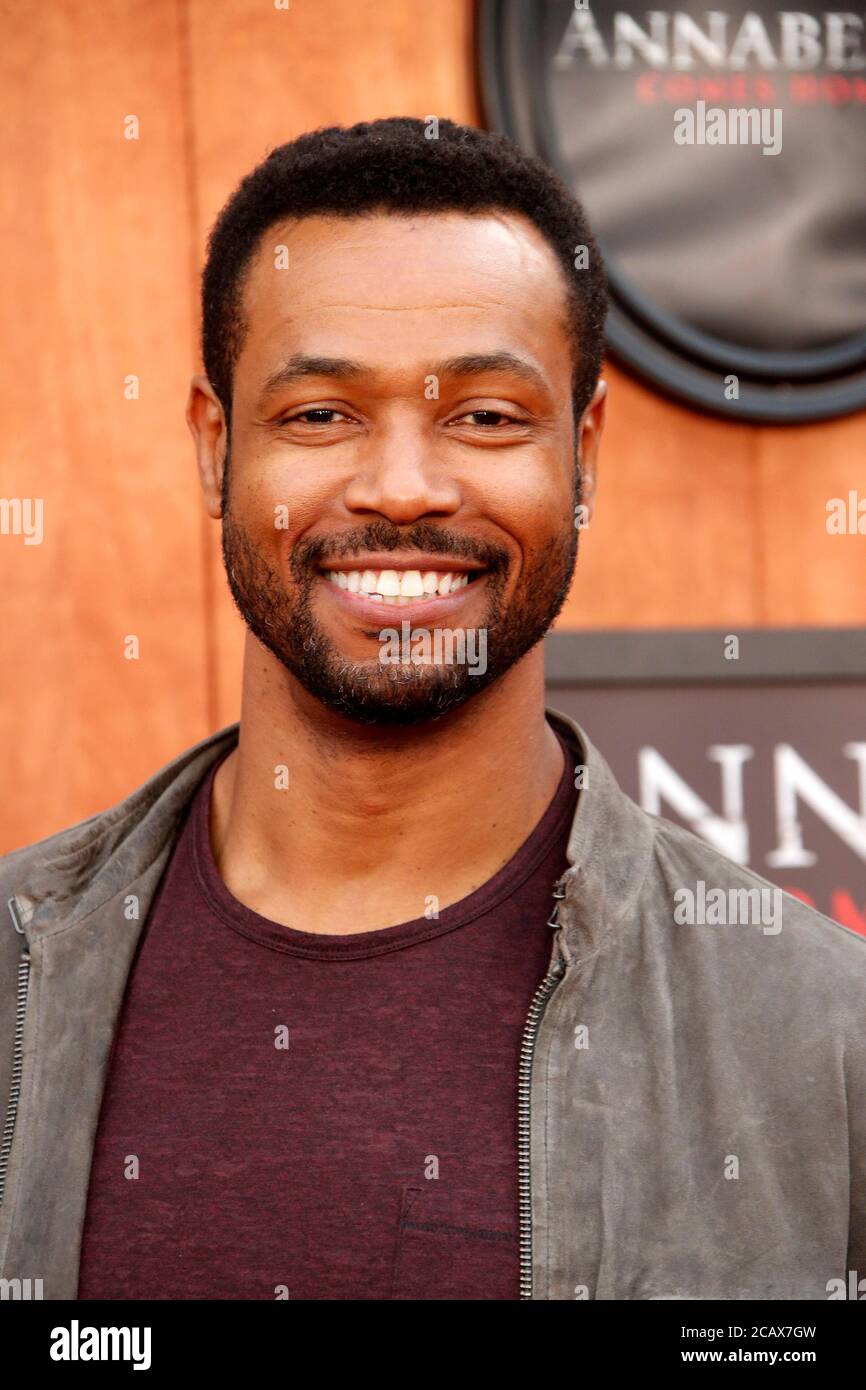 LOS ANGELES - JUN 20: Isaiah Mustafa at the "Annabelle Comes Home ...