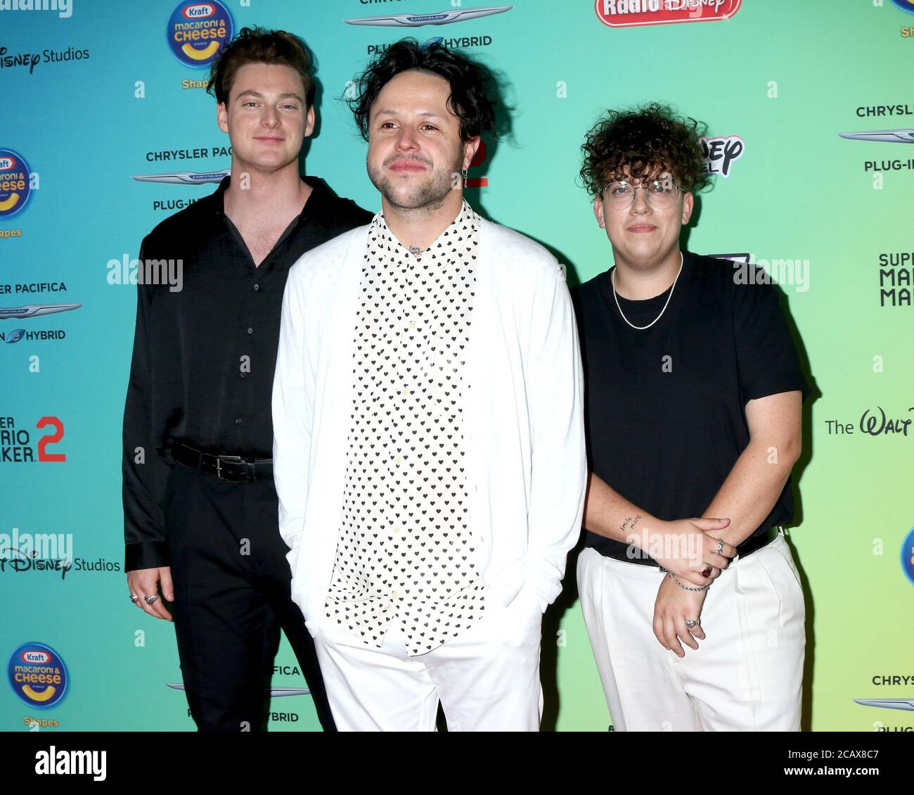 LOS ANGELES - JUN 16: lovelytheband, Jordan Greenwald, Sam Price ...
