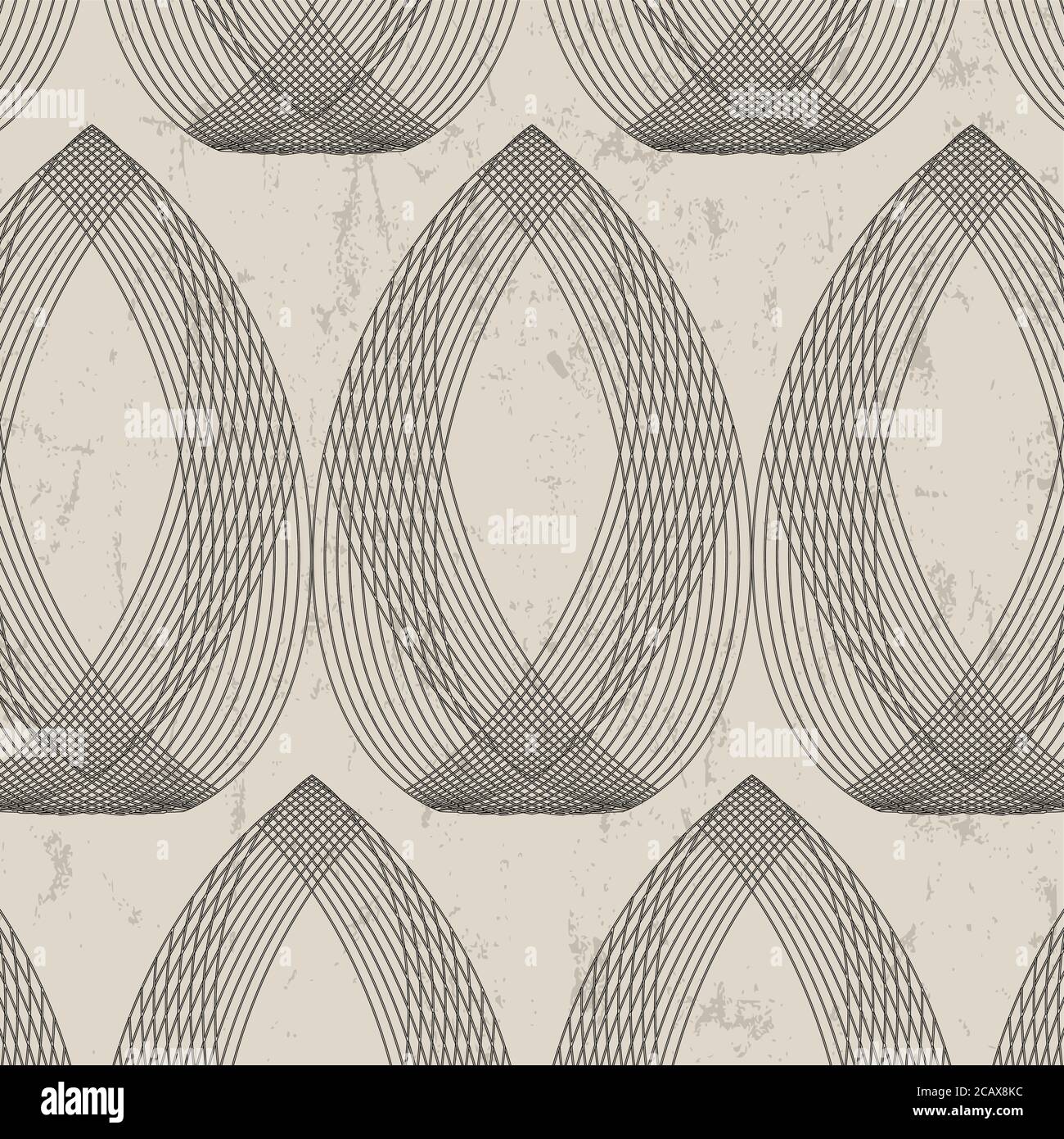 seamless pattern background, retro/vintage style, oval Stock Vector ...