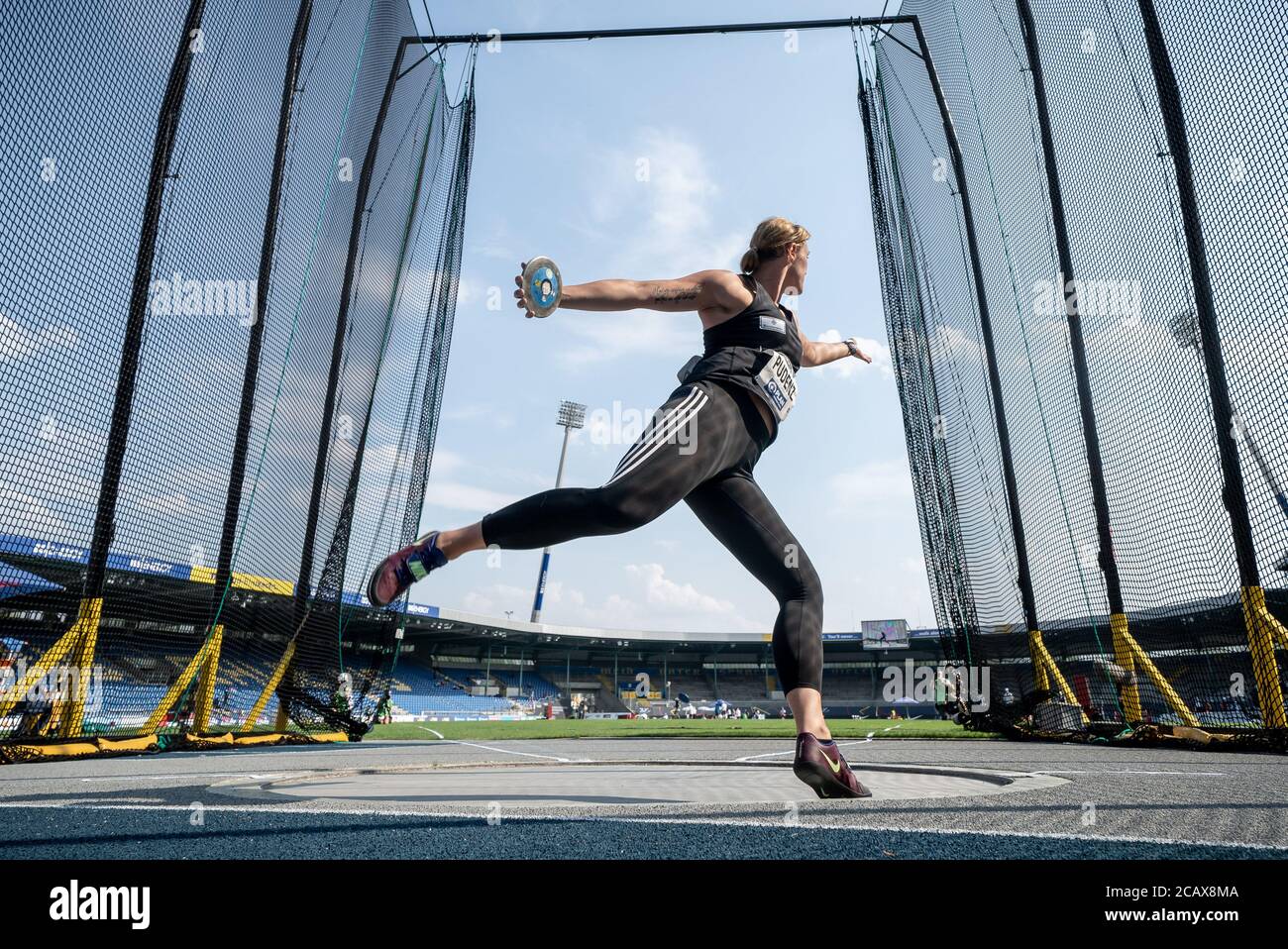 Brunswick, Germany. 09th Aug, 2020. Athletics, DM, German Championship ...