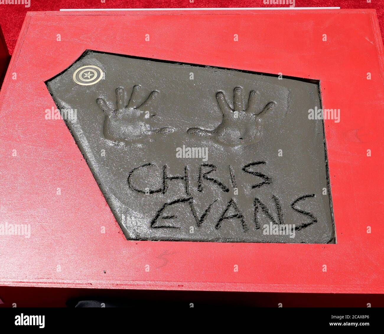 Chris evans handprints hi-res stock photography and images - Alamy