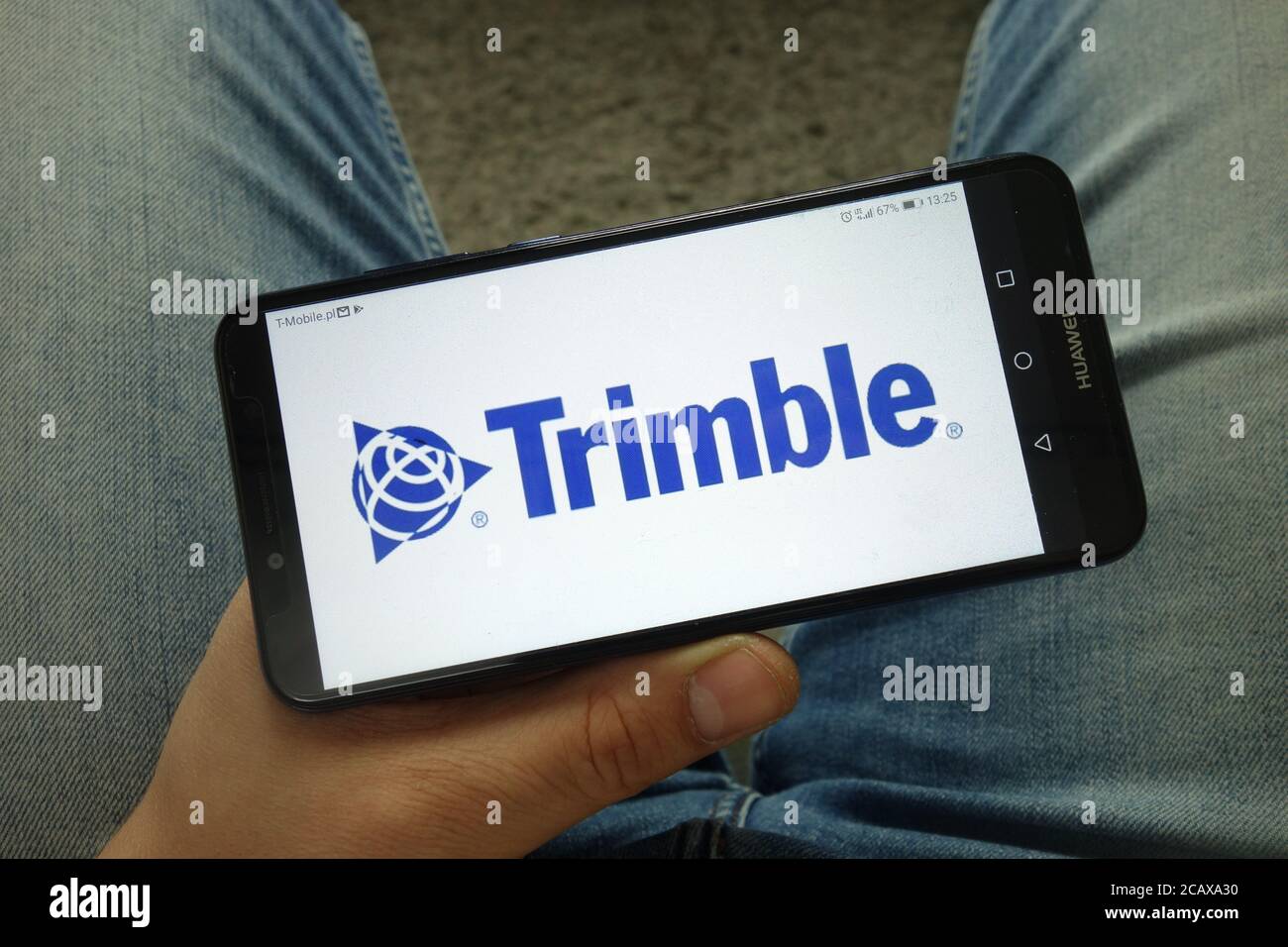Trimble logo hi-res stock photography and images - Alamy