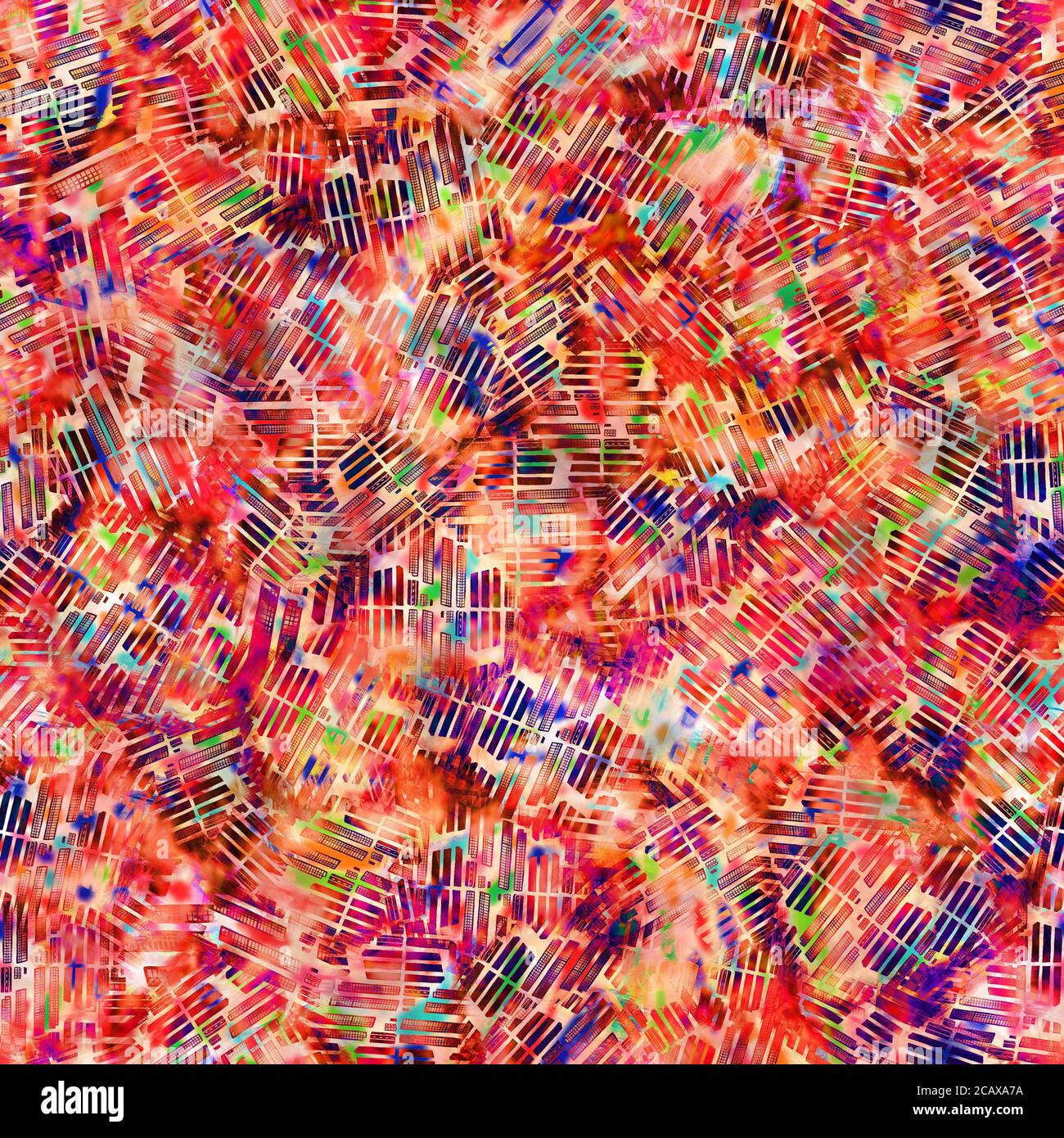 Blurry red painterly watercolor collage texture background. Grunge ...