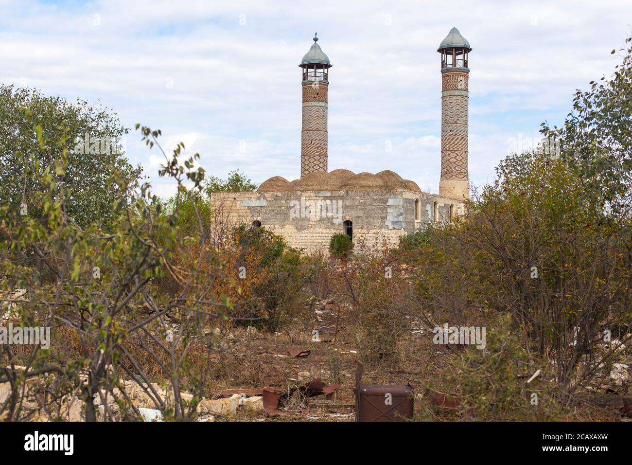 Mosque in Agdam, Nagorno Karabakh Stock Photo - Alamy