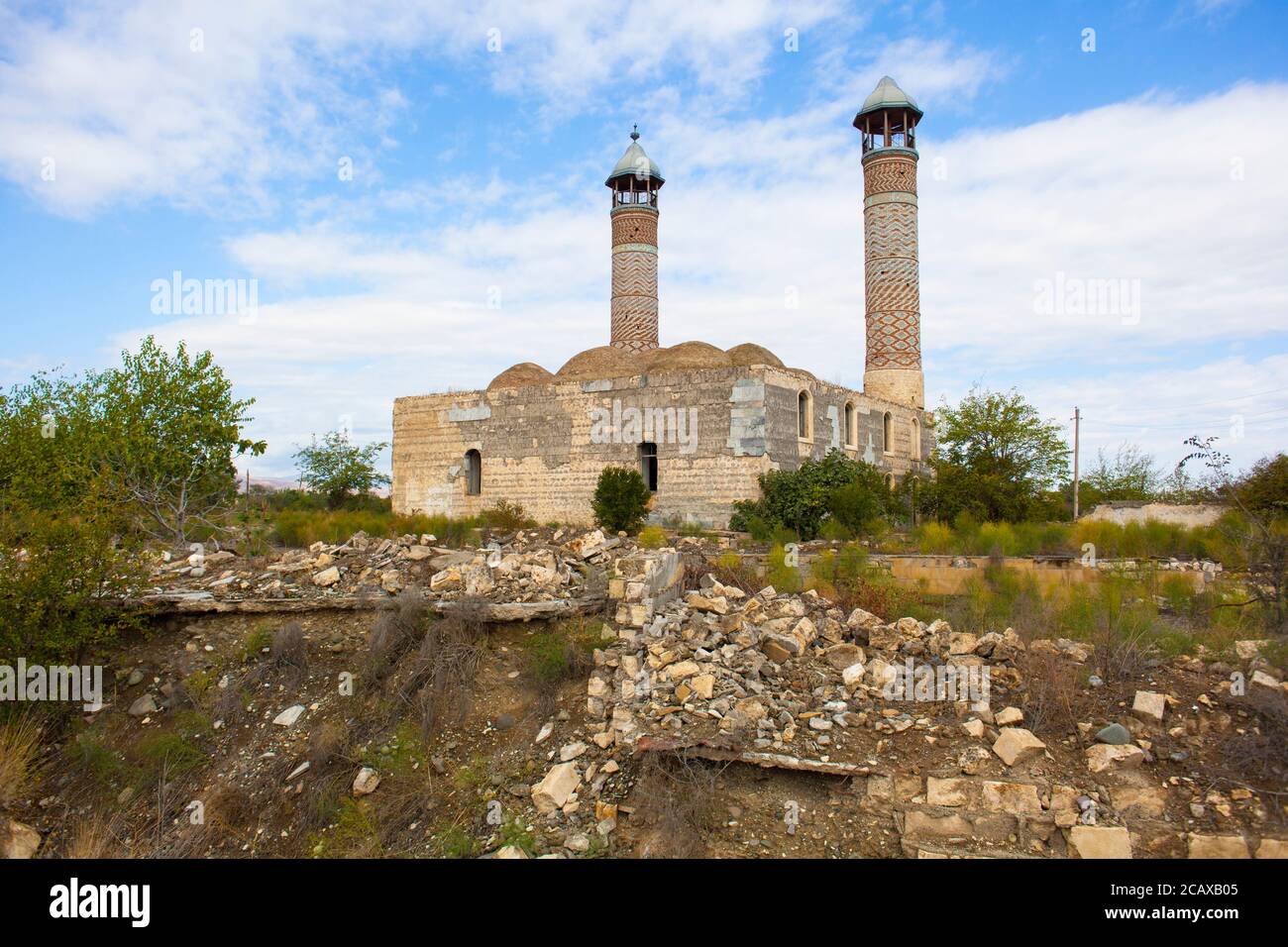 Mosque in Agdam, Nagorno Karabakh Stock Photo - Alamy