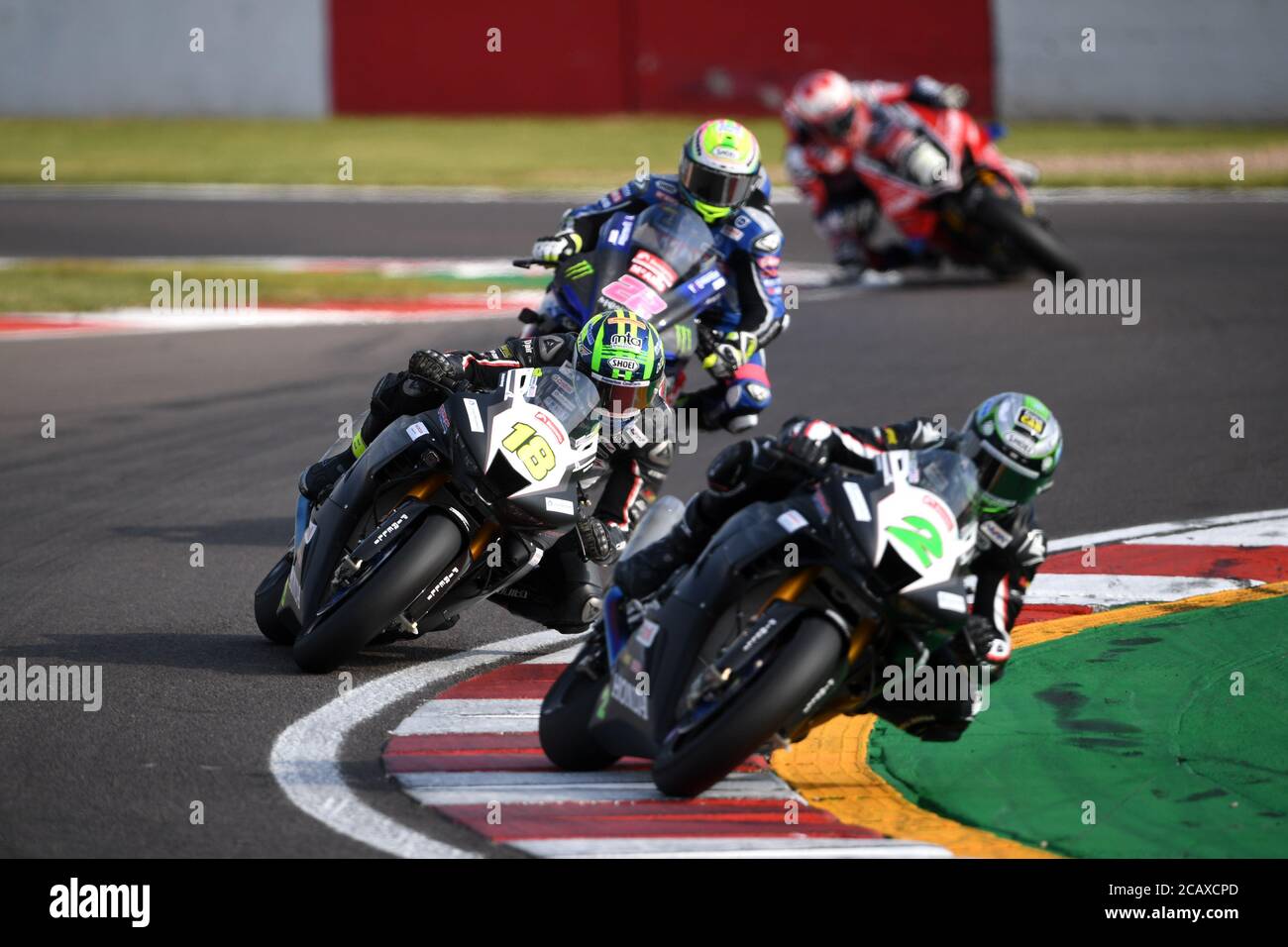 Honda Racing's Glenn Irwin (front) and Honda Racing's Andrew Irwin in ...