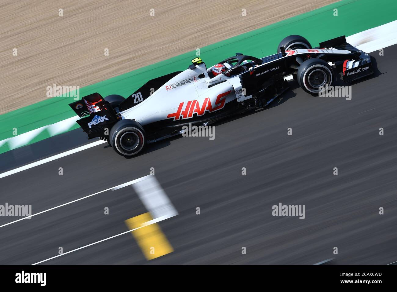 Haas F1's Danish driver Kevin Magnussen drives during the 70th ...