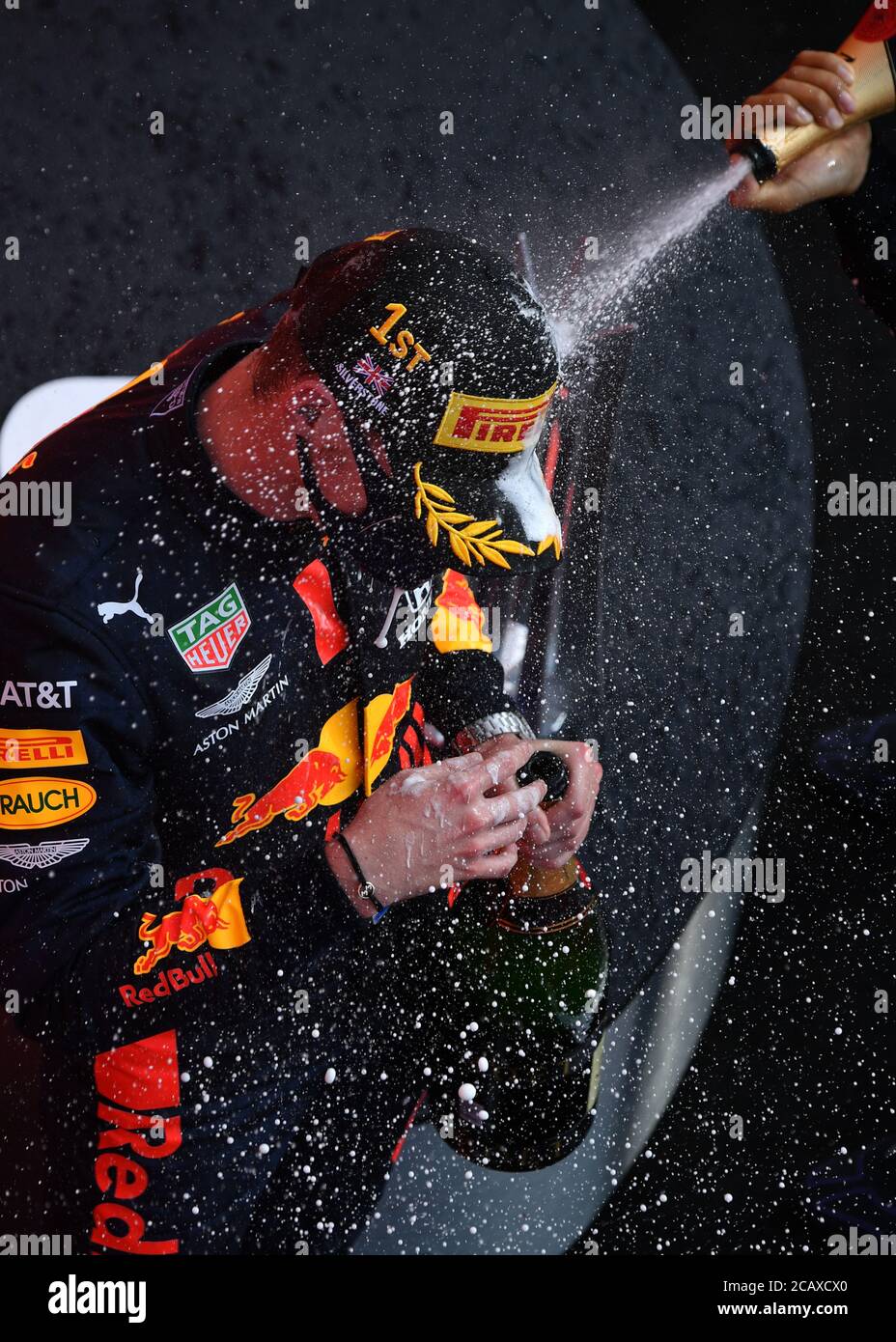 Champagne for race winner max verstappen hi-res stock photography and ...