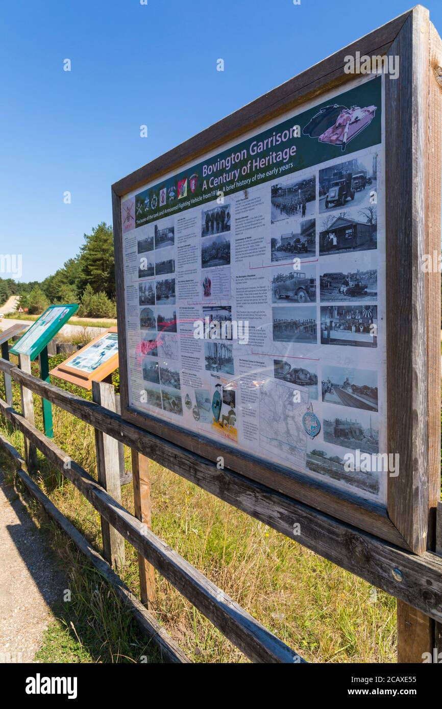 Bovington garrison a century of heritage hi-res stock photography and ...