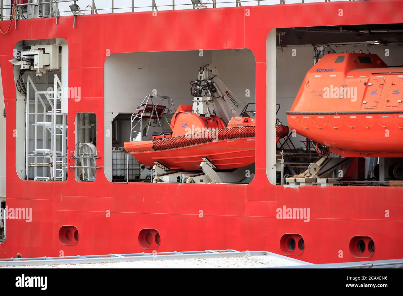 Sir David Attenborough ship leaves Cammell Lairds Stock Photo - Alamy