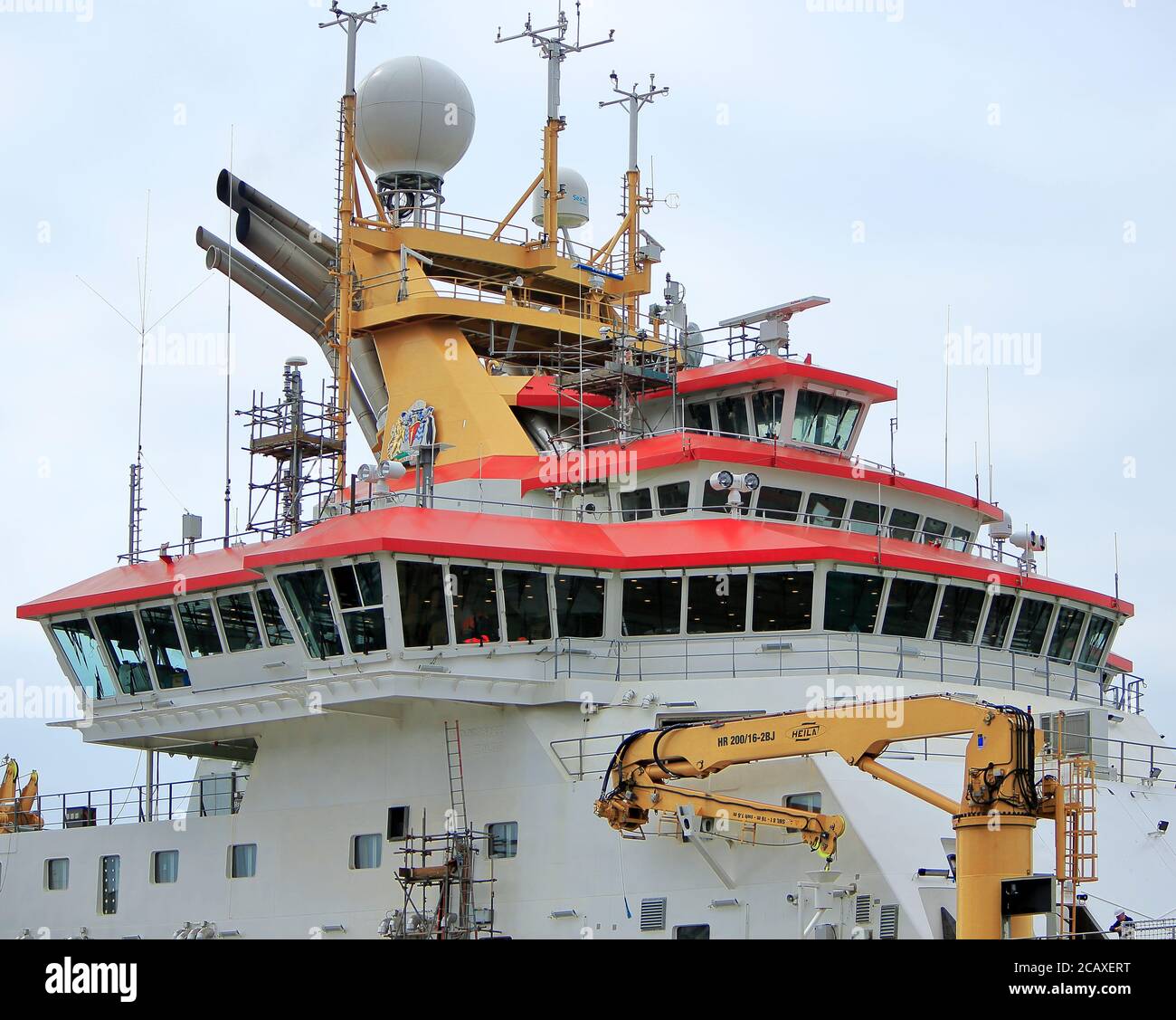 Sir David Attenborough ship leaves Cammell Lairds Stock Photo - Alamy