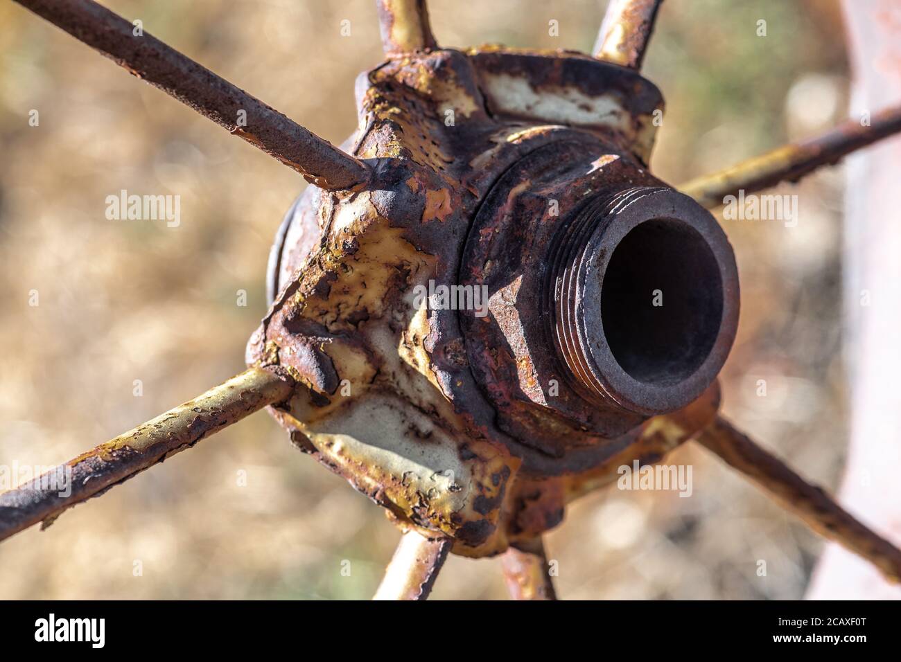 Close-ups of Old, Vintage Metal Wheels Stock Photo - Alamy