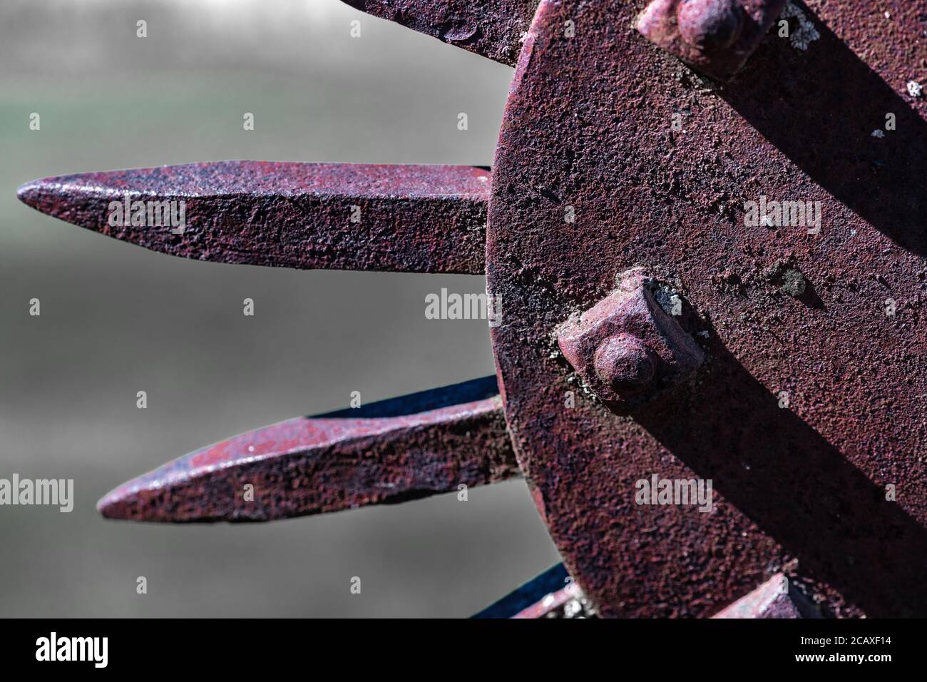 Close-ups of Old, Vintage Metal Wheels Stock Photo - Alamy
