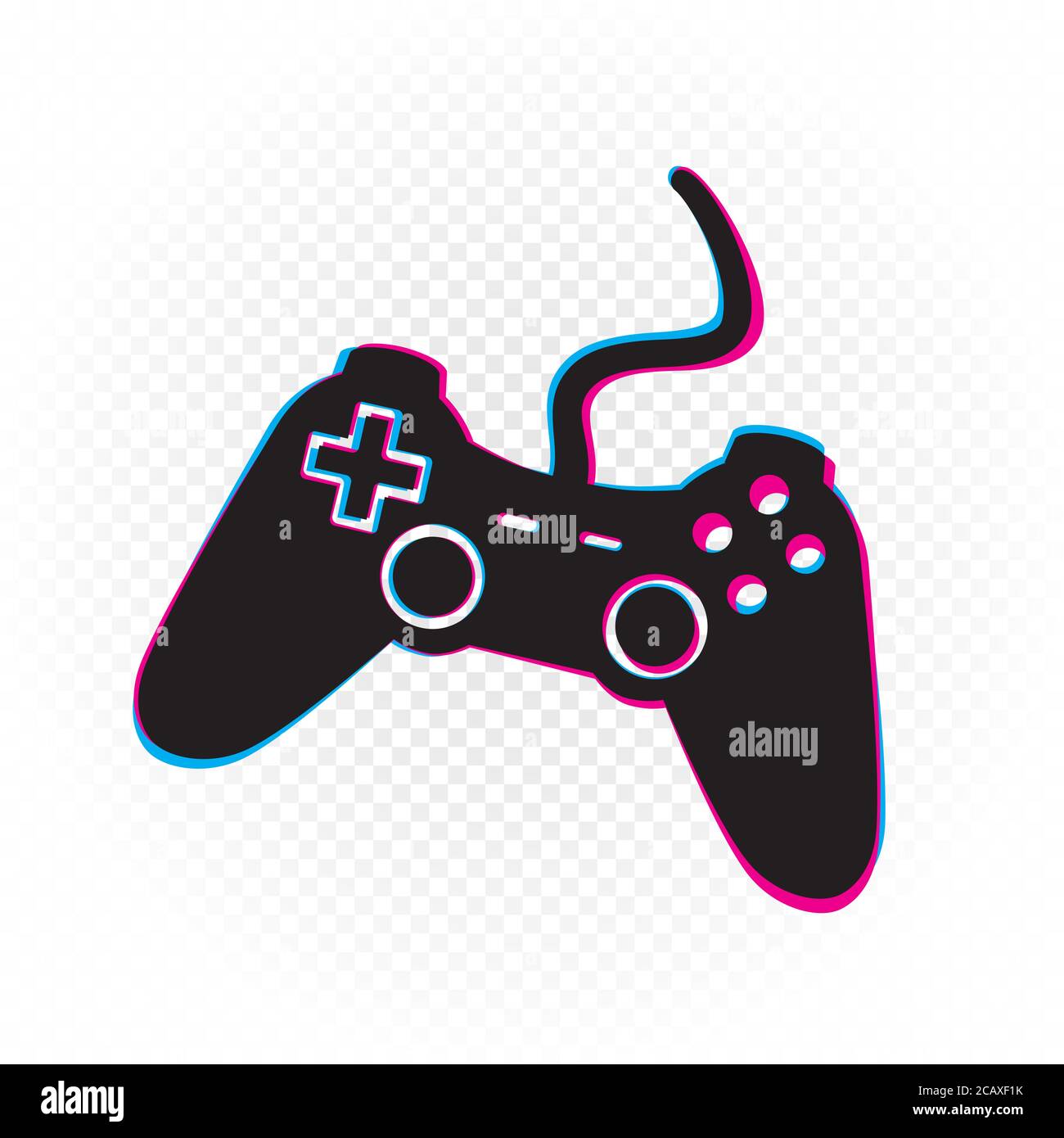 Icon box joystick Cut Out Stock Images & Pictures - Alamy