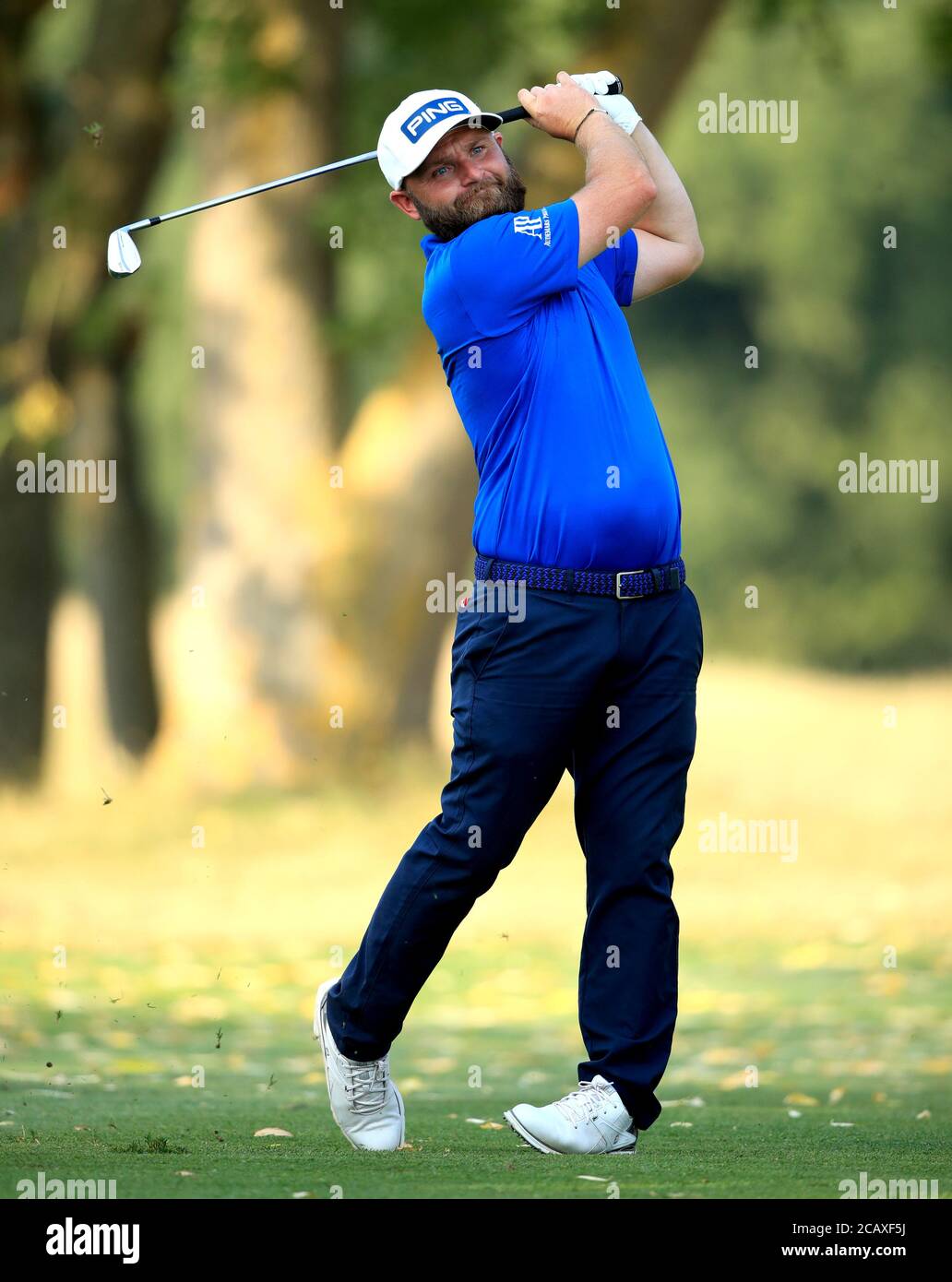 England's Andy Sullivan on the 17th fairway during day four of the ...