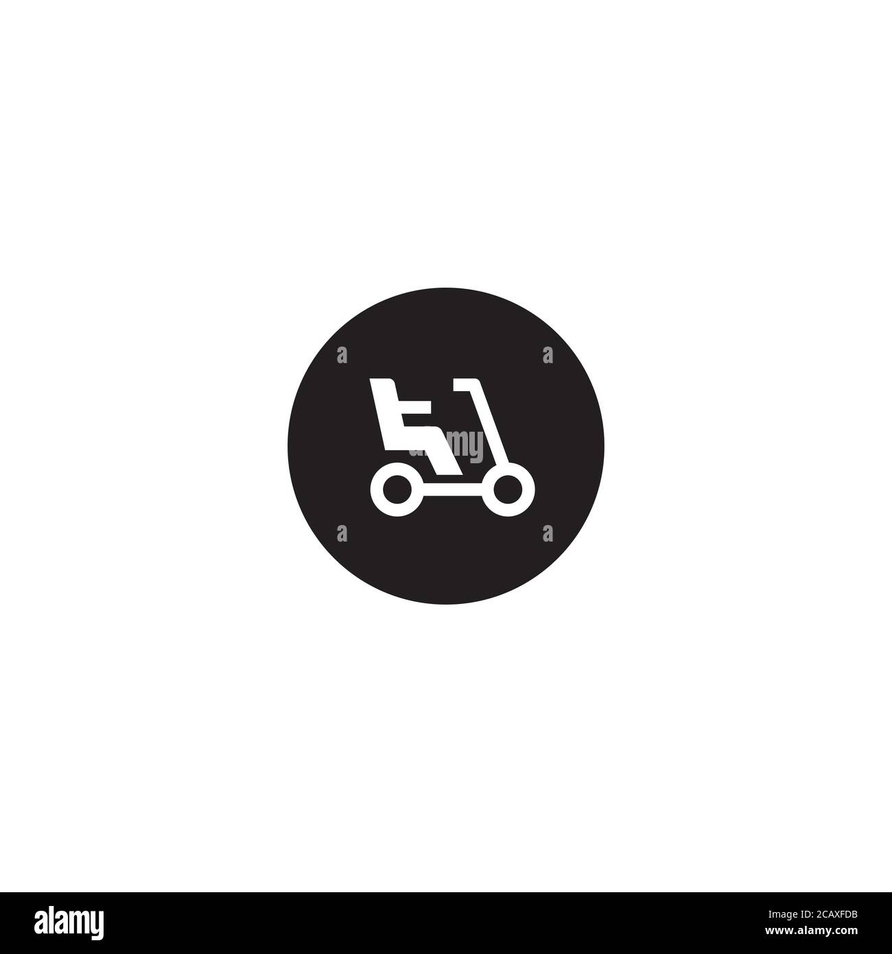 Mobility Scooter logo / icon design Stock Vector Image & Art - Alamy