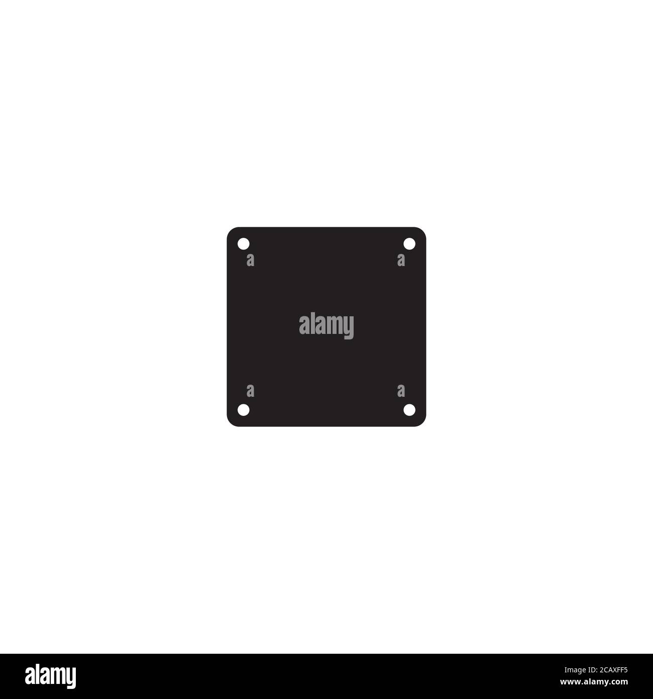 Metal Plate logo / icon design Stock Vector Image & Art - Alamy