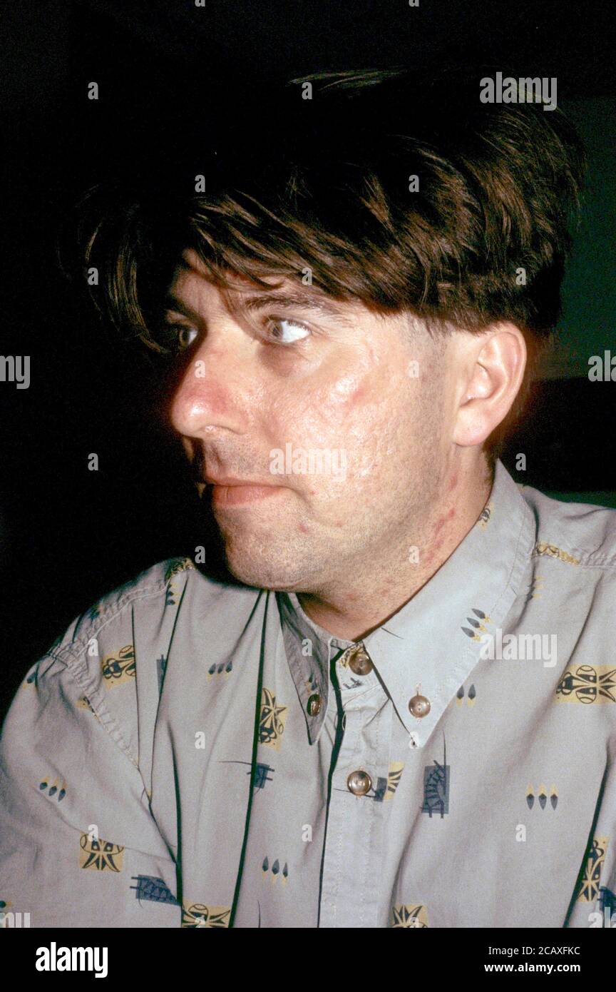 Will sergeant from Echo & the Bunnymen during an interview with WEA ...