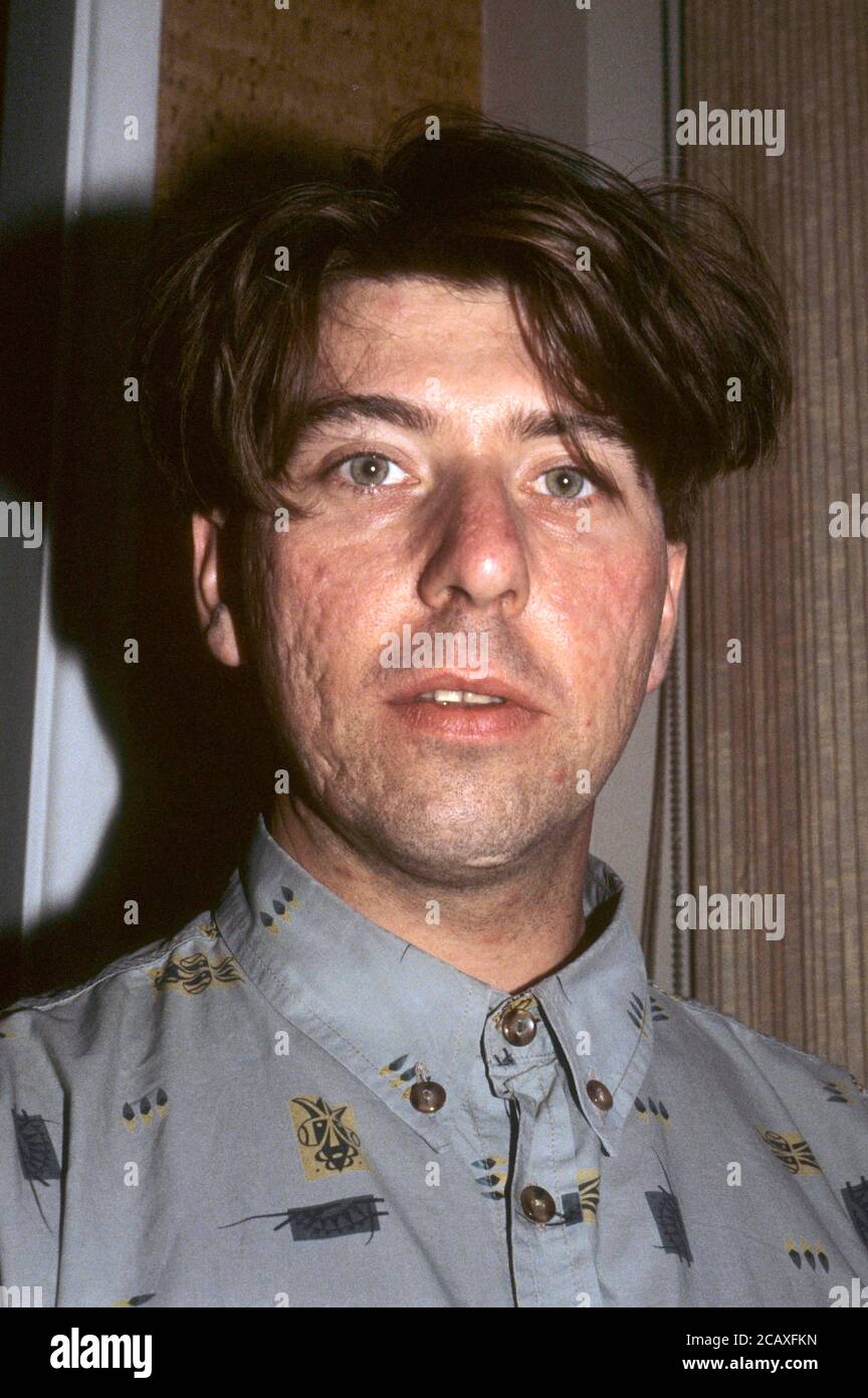 Will sergeant from Echo & the Bunnymen during an interview with WEA ...