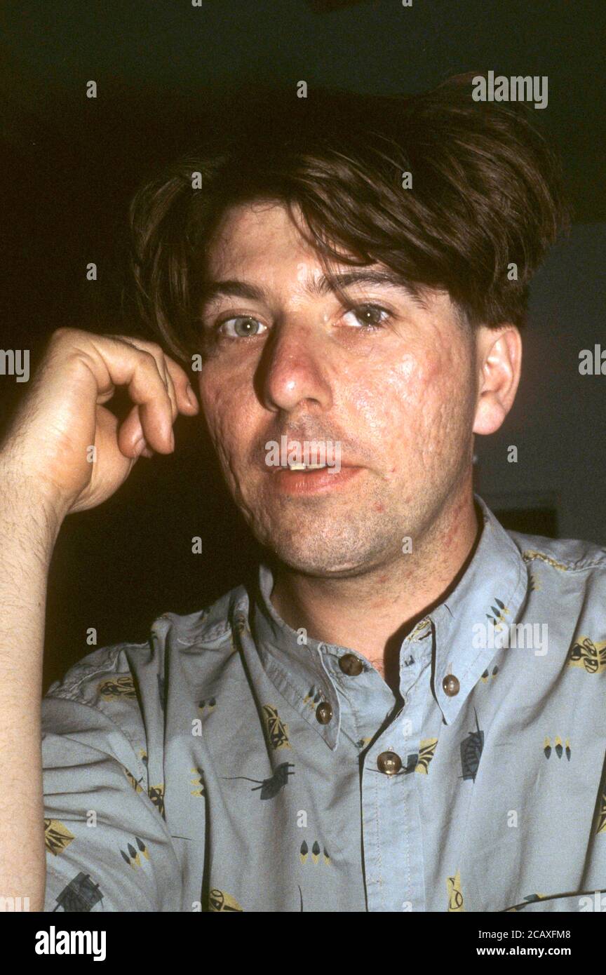 Will sergeant from Echo & the Bunnymen during an interview with WEA ...