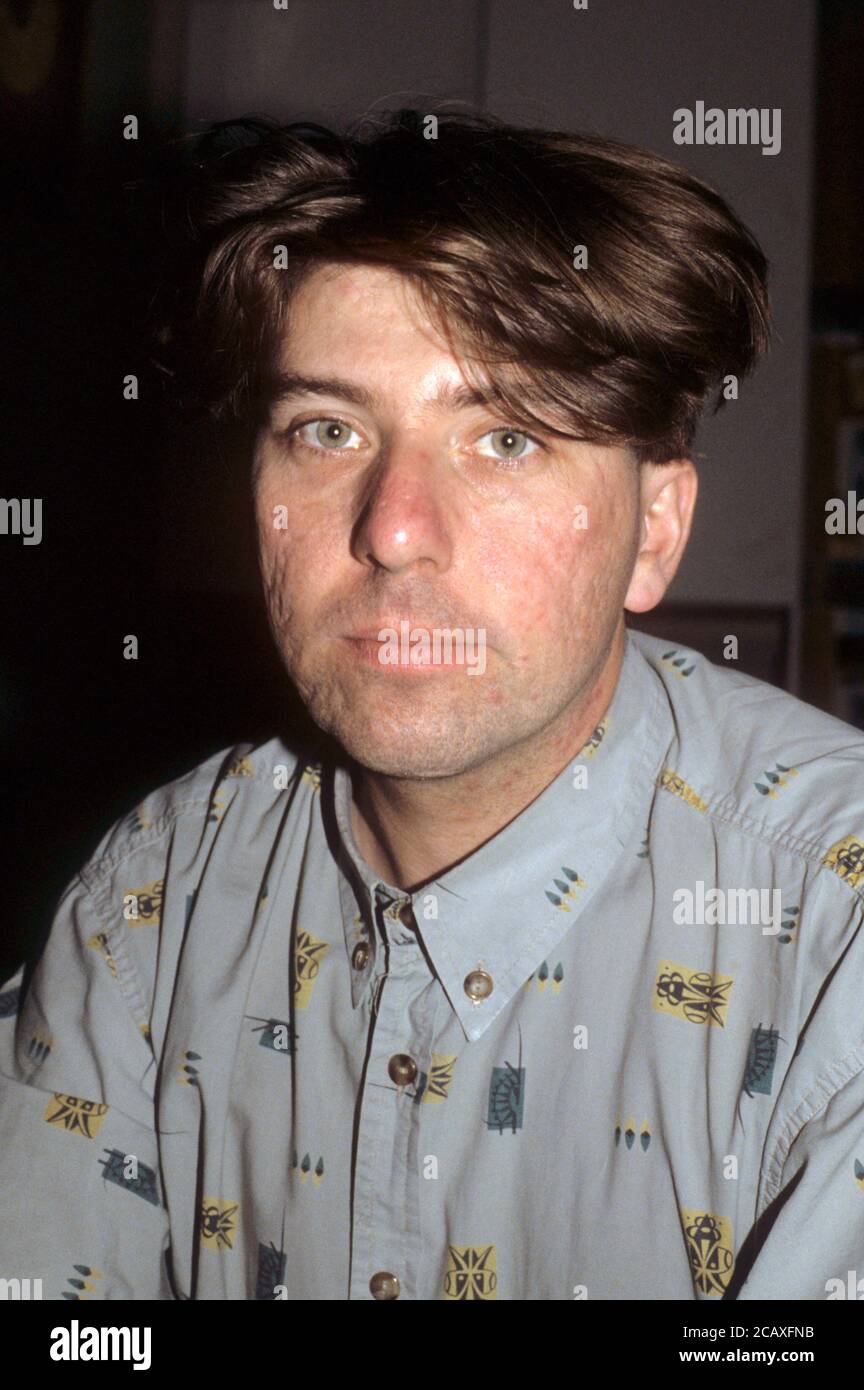 Will sergeant from Echo & the Bunnymen during an interview with WEA ...