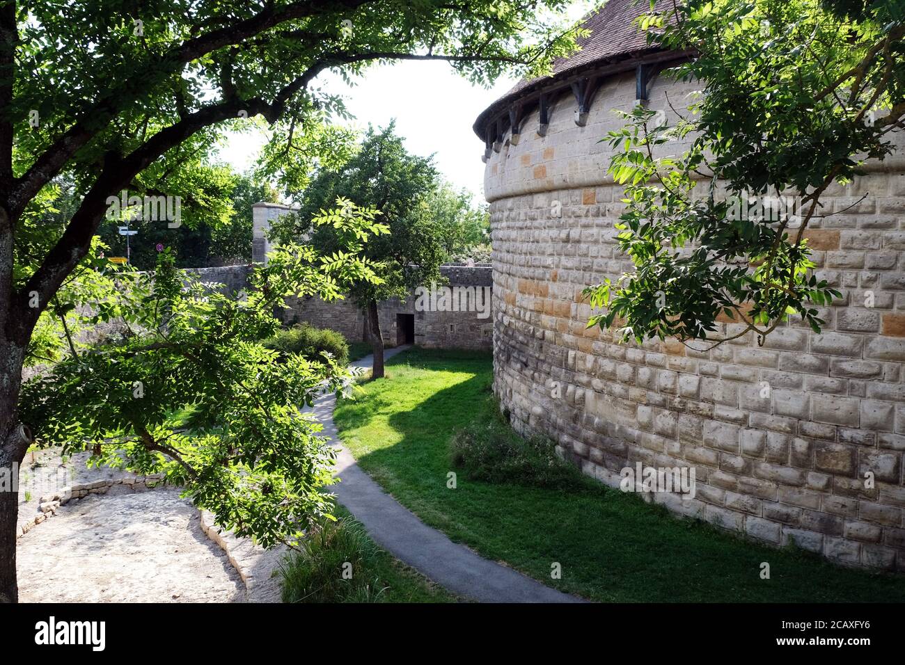 Rothenburg ob der Tauber Fortress Stock Photo - Alamy