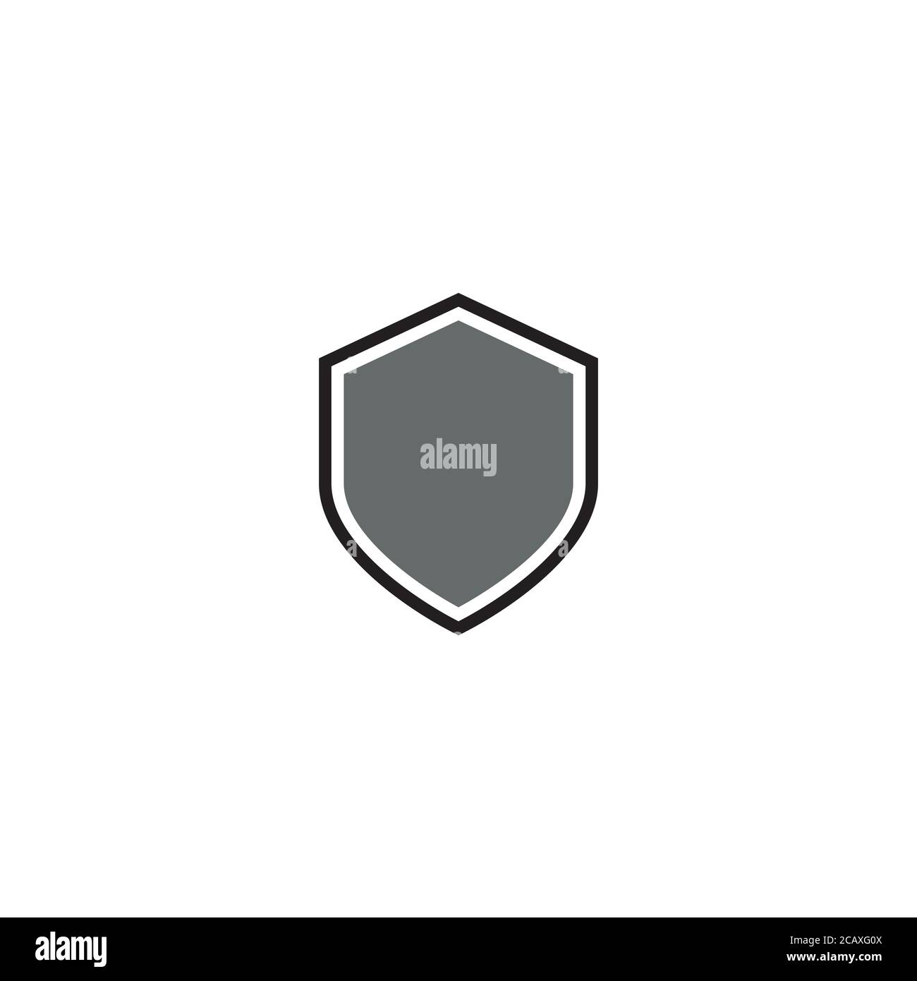 a simple Shield logo / icon design Stock Vector Image & Art - Alamy