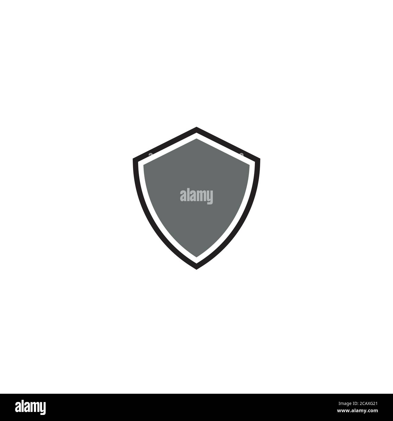 a simple Shield logo / icon design Stock Vector Image & Art - Alamy