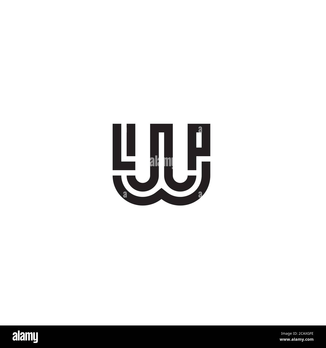 Letter WLP logo / icon design Stock Vector Image & Art - Alamy