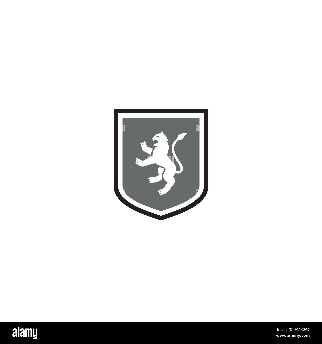 Shield and Lion logo / icon design Stock Vector Image & Art - Alamy