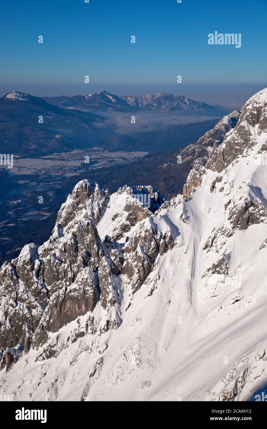 geography / travel, Germany, Bavaria, Mittenwald, winter in the ...