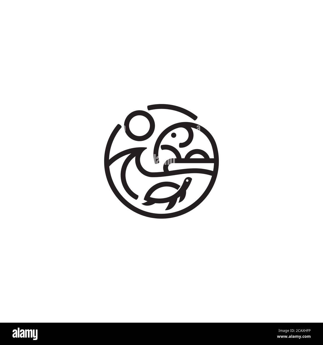 Wildlife sanctuary logo hi-res stock photography and images - Alamy