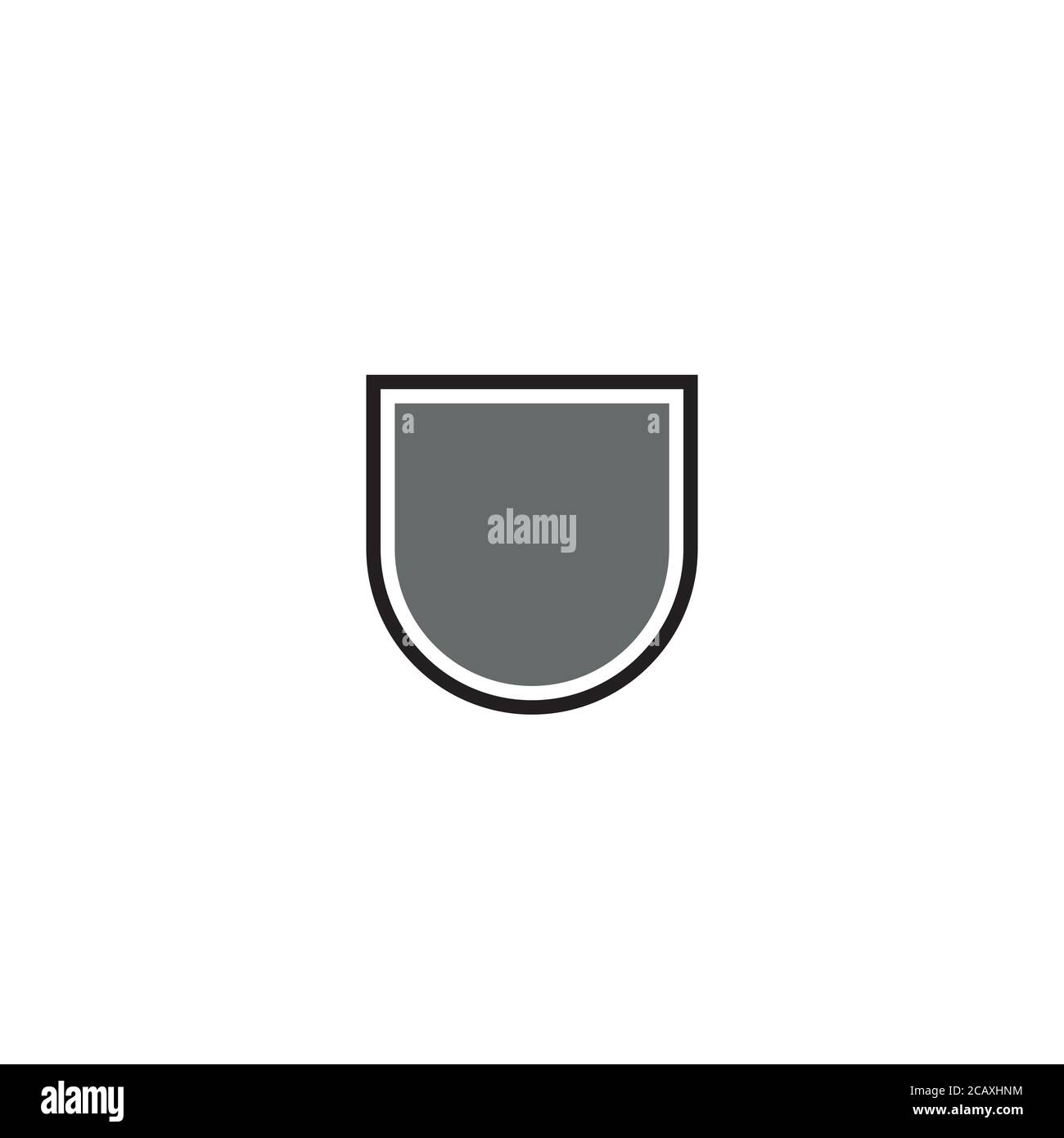 a simple Shield logo / icon design Stock Vector Image & Art - Alamy