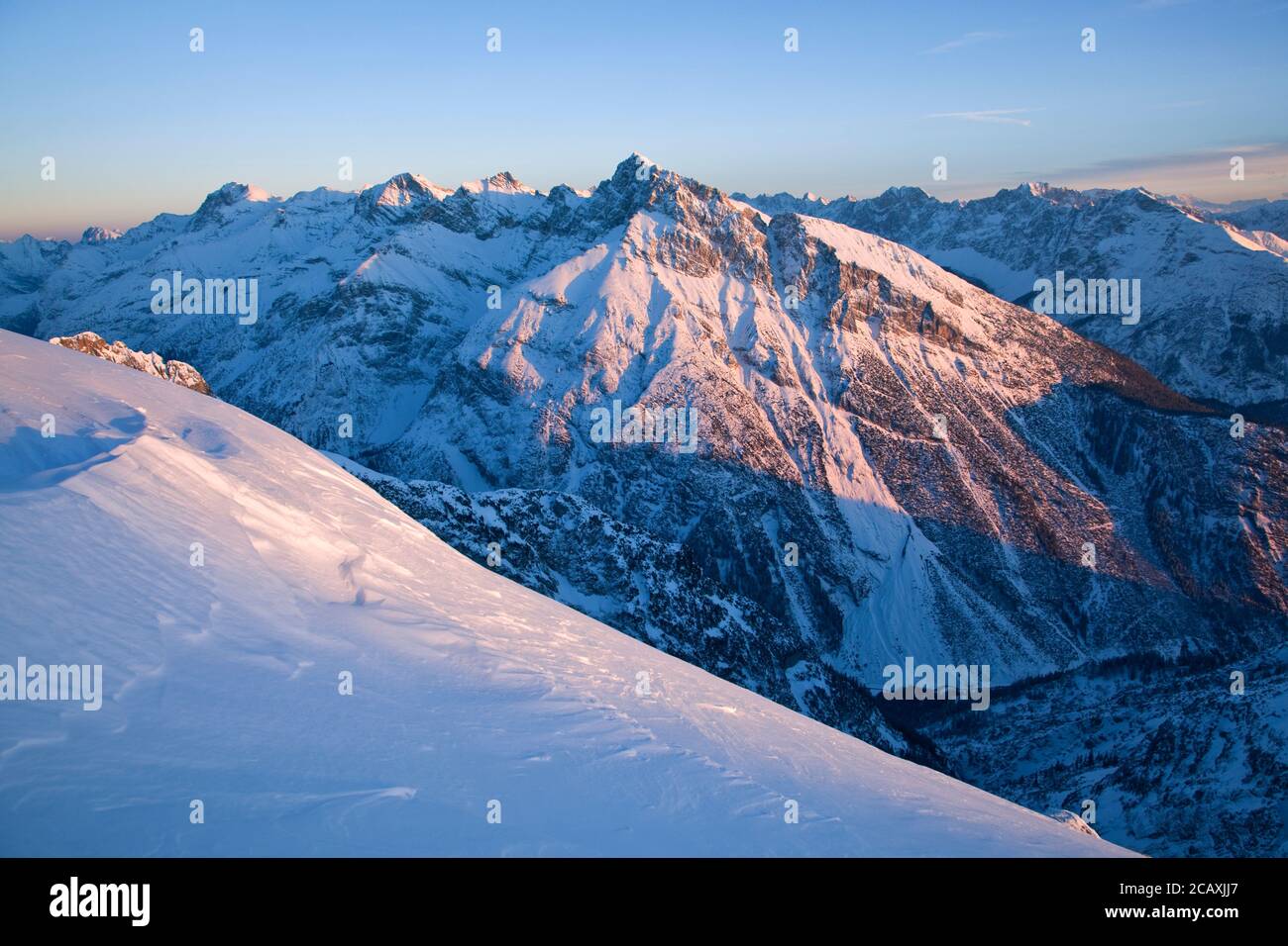 geography / travel, Germany, Bavaria, Mittenwald, winter in the ...