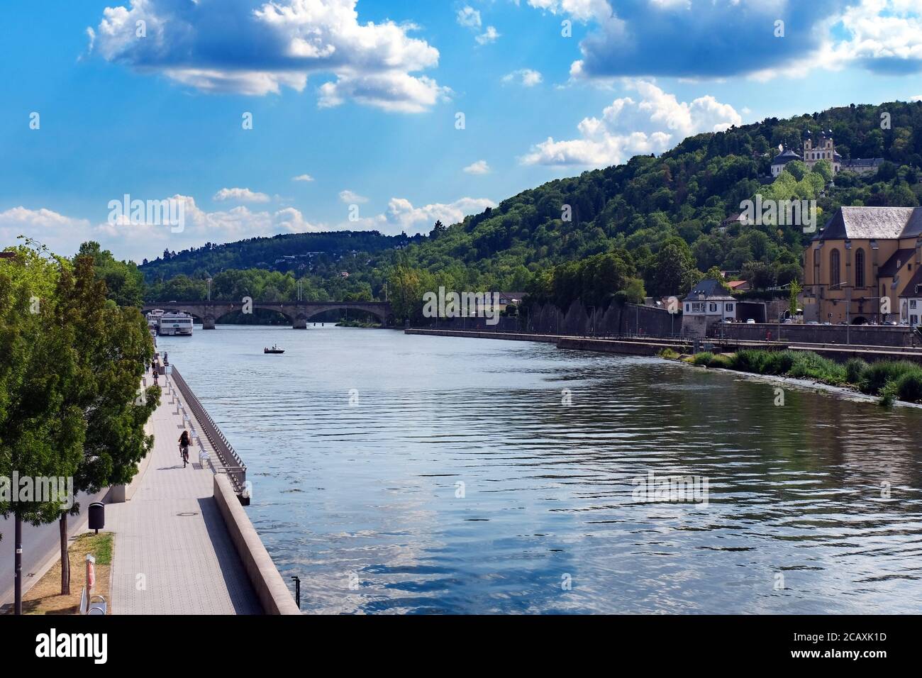 Main River in Würzburg Stock Photo - Alamy