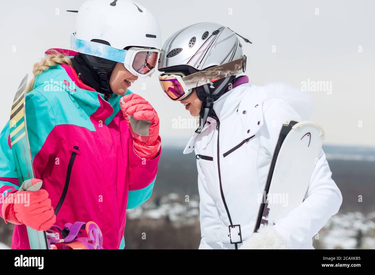 happy best friends having fun. friendship concept. common interets ...