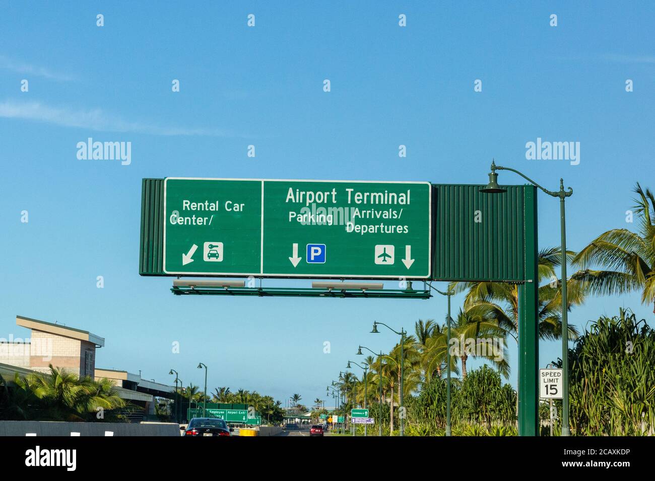 Highway signs, Maui Stock Photo - Alamy