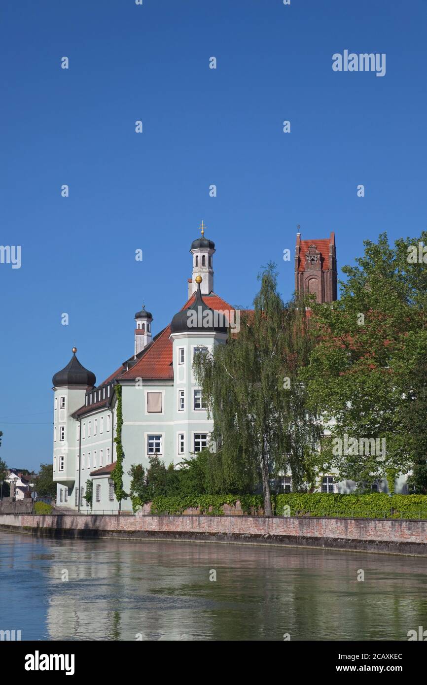 Old town of landshut at isar river hi-res stock photography and images ...
