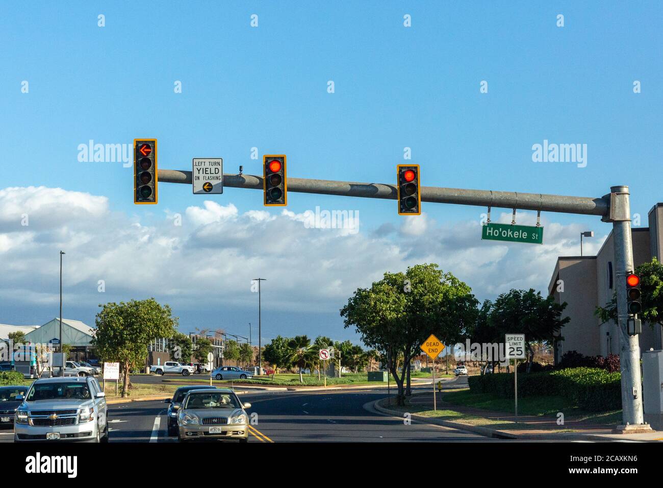 Ho'okele St junction Stock Photo - Alamy