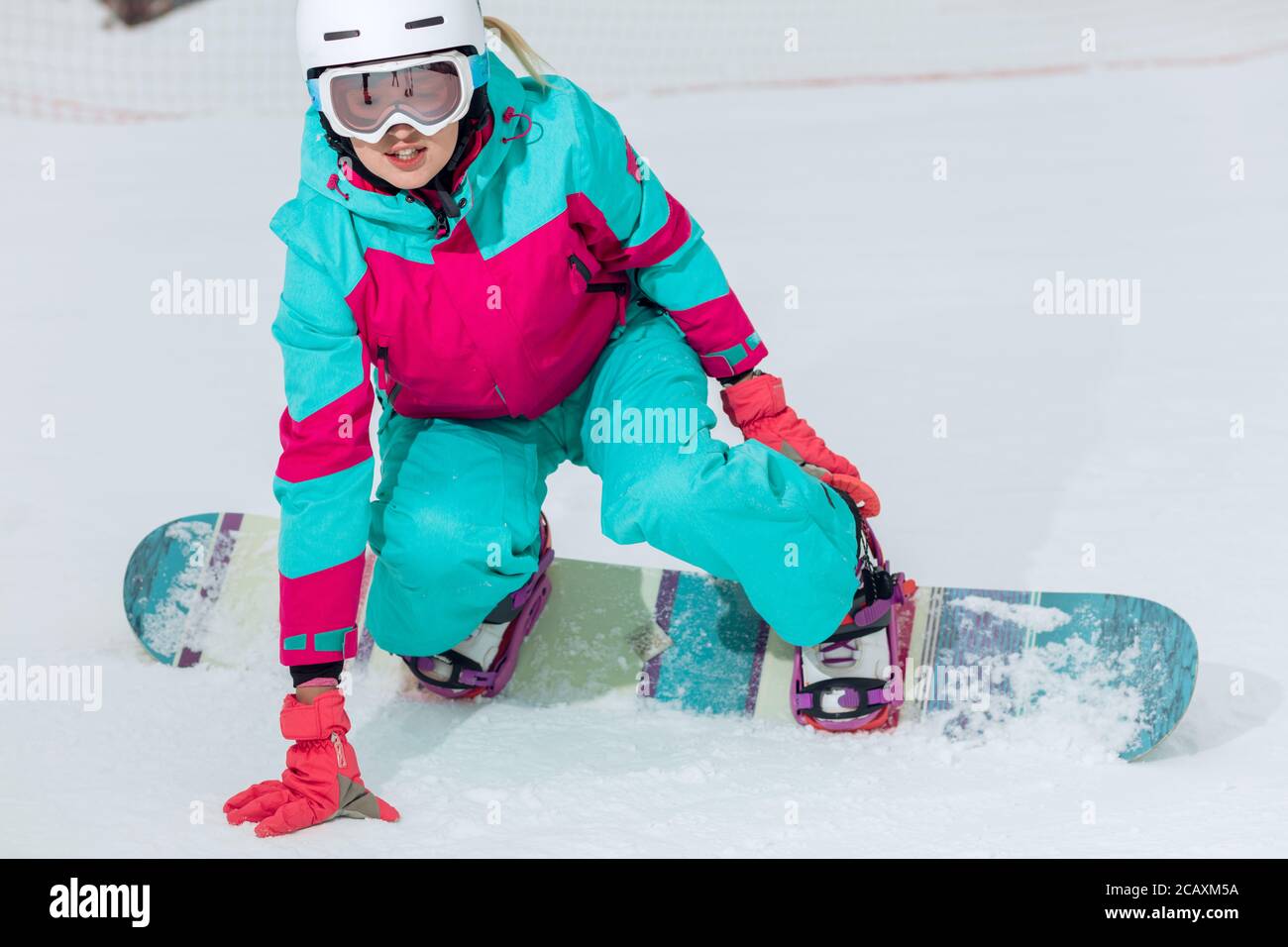 Attractive Female Snowboarder High Resolution Stock Photography and ...