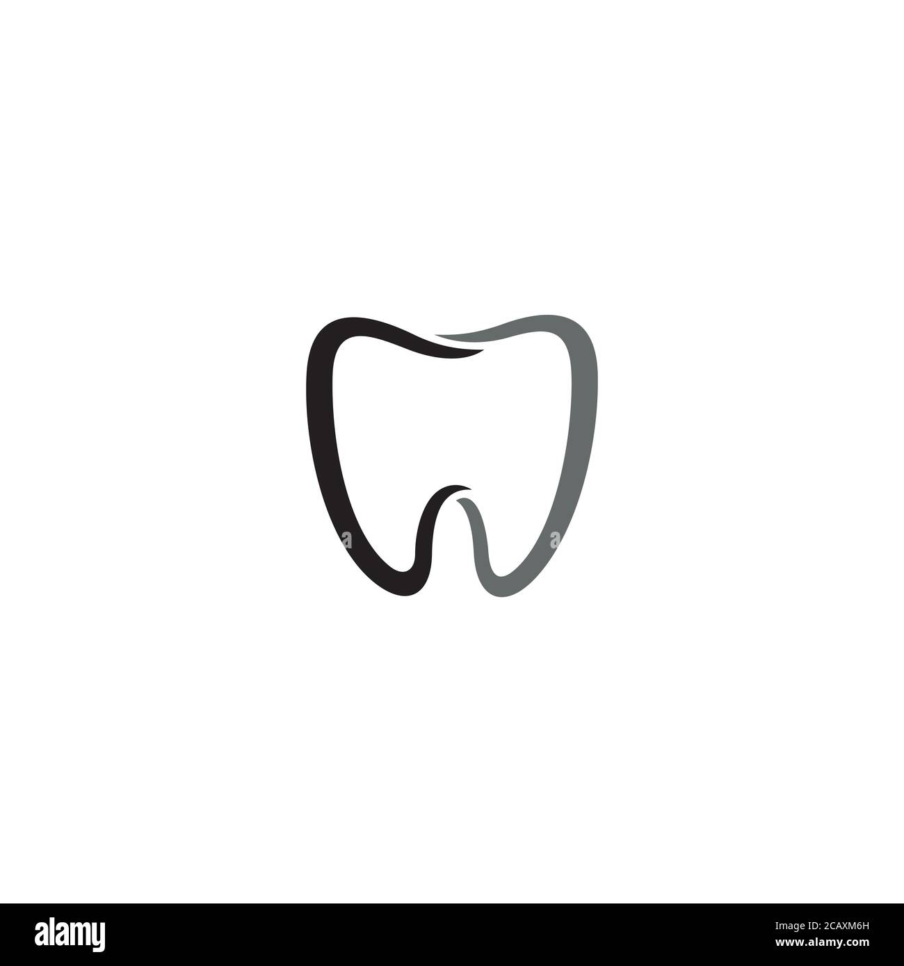 a simple Tooth logo / icon design Stock Vector Image & Art - Alamy