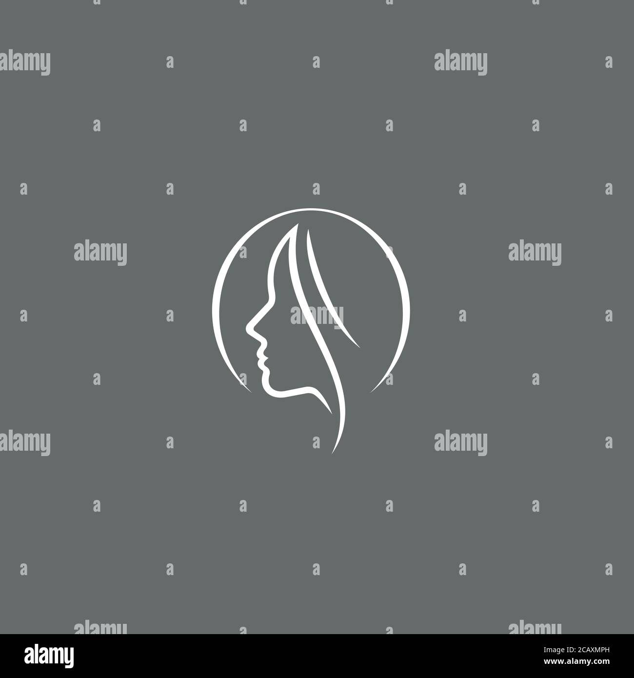 a simple Woman logo / icon design Stock Vector Image & Art - Alamy