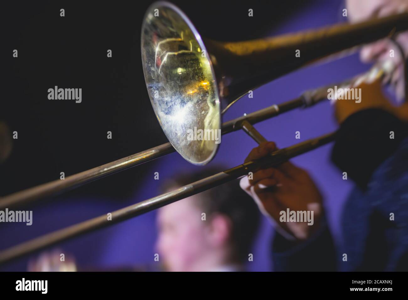Professional trombonist hi-res stock photography and images - Alamy