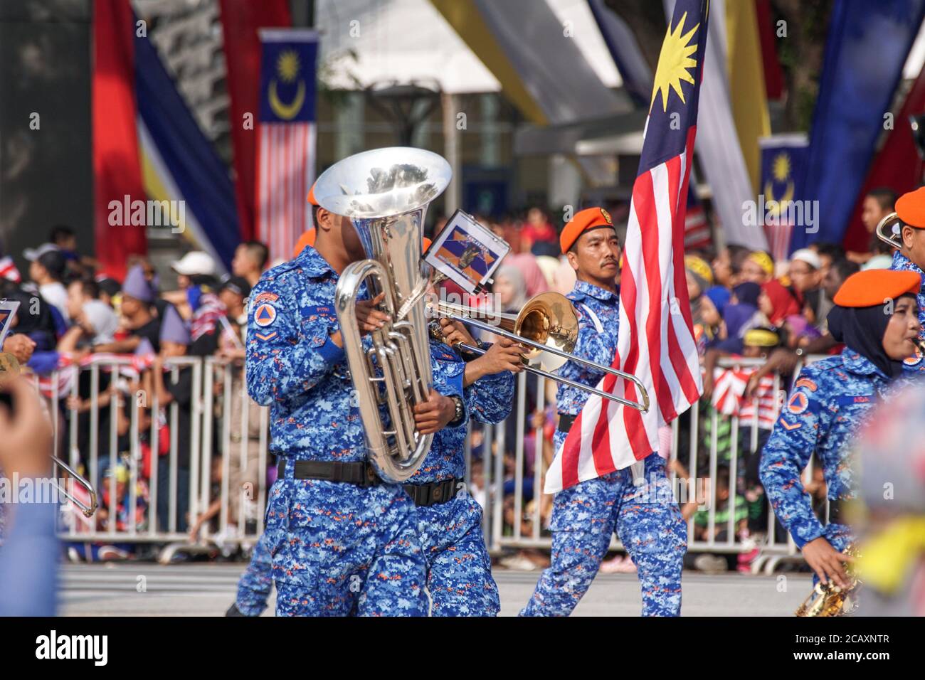 Putrajaya, Malaysia – August 31, 2019: Merdeka Day celebration is a ...