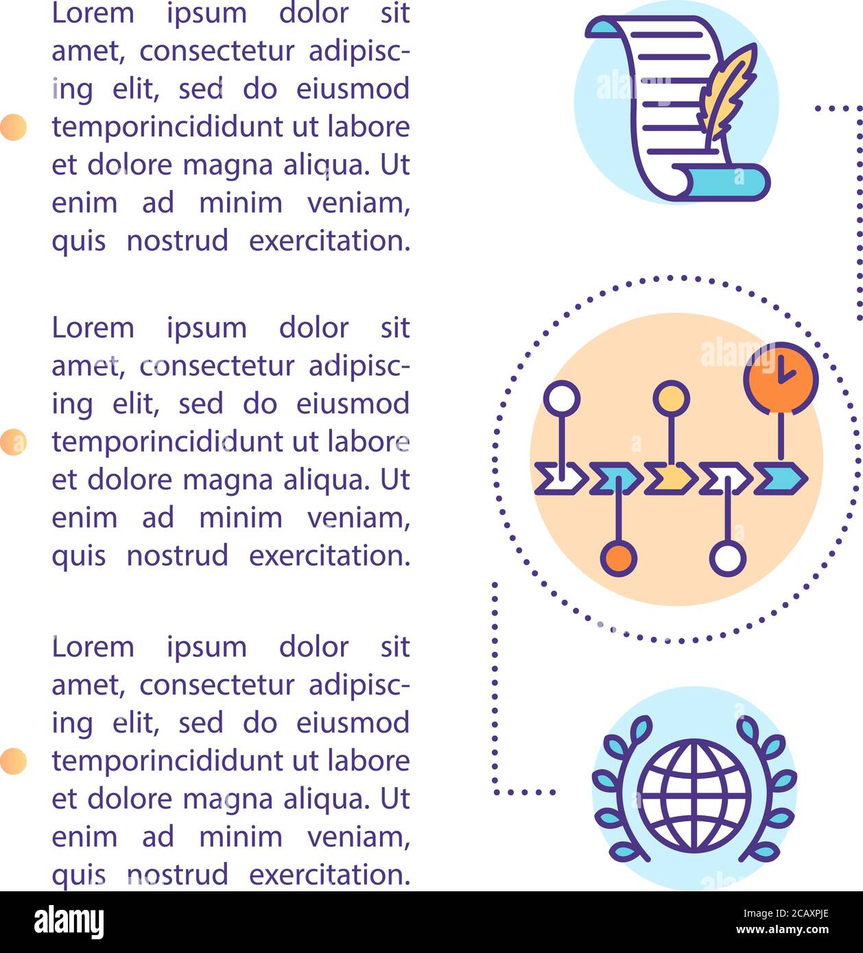 Human rights evolution concept icon with text. Universal declaration ...