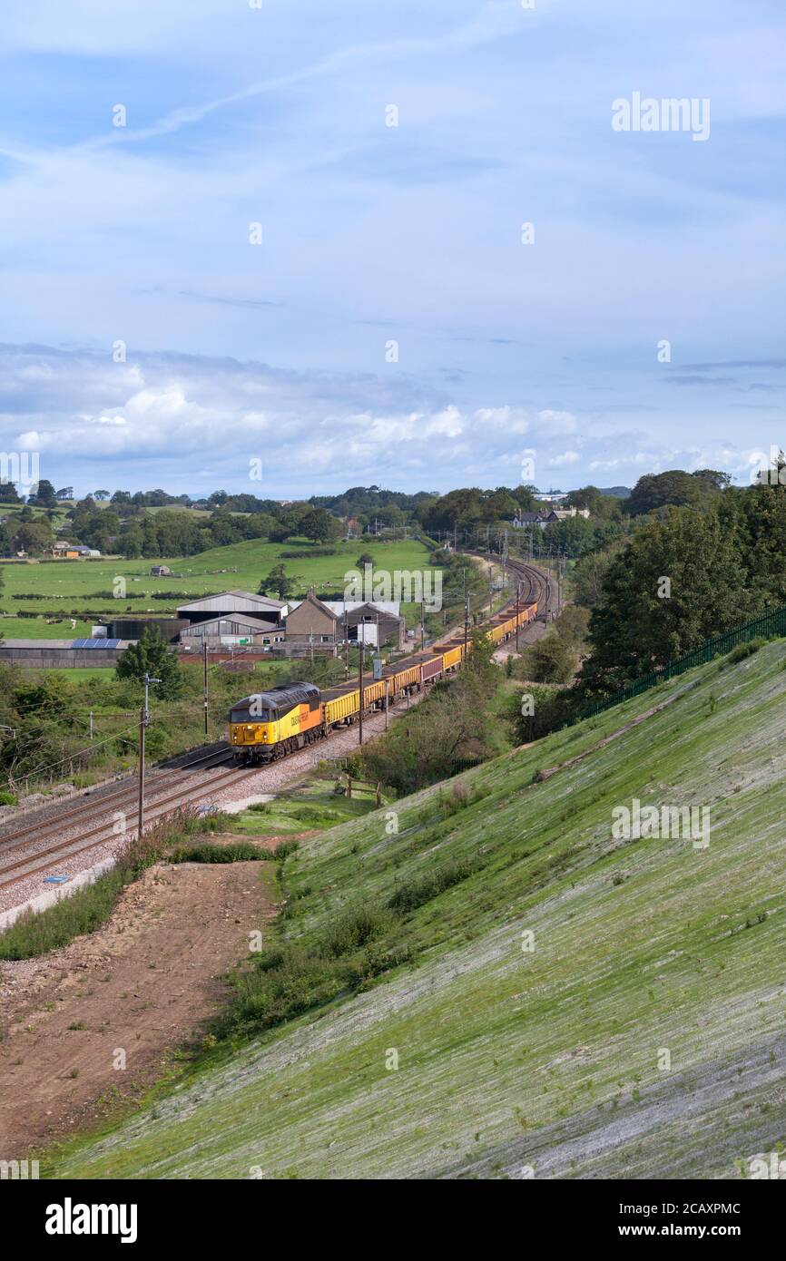 Colas Rail Freight class 56 diesel locomotive 56113 on the west coast ...