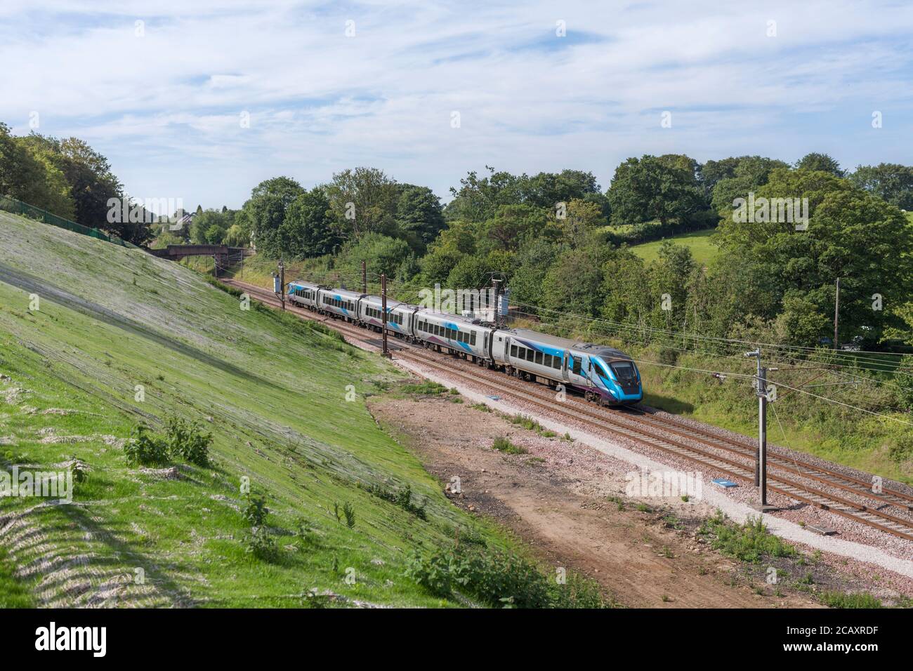 First Transpennine Express CAF class 397 Nova 2 electric train on the ...