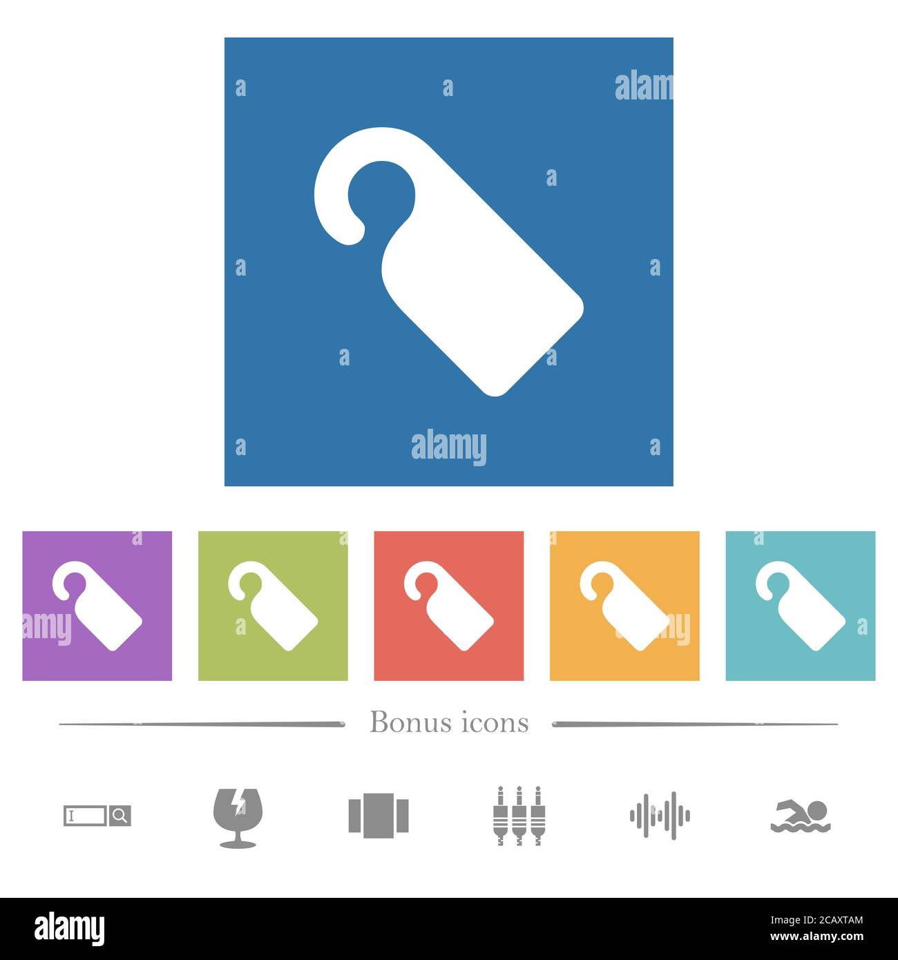 Do not disturb sign flat white icons in square backgrounds. 6 bonus ...