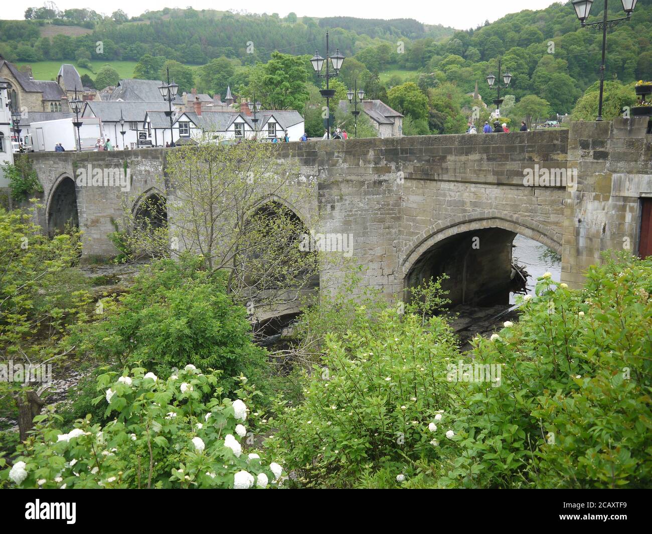 Landscape Shot of a Roman Aqueduct Structure Stock Photo - Alamy