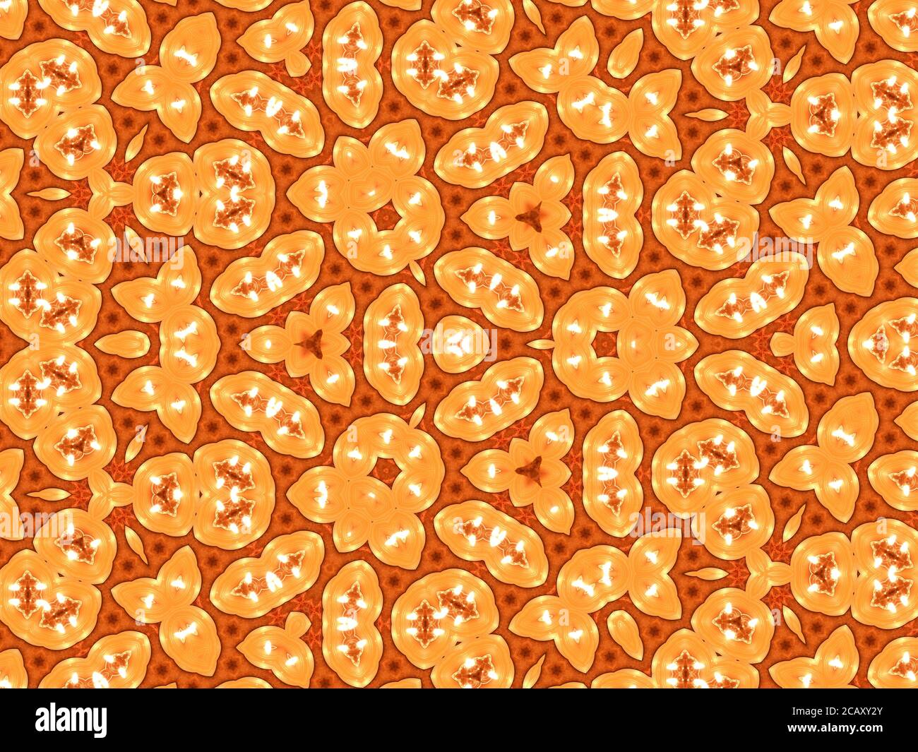 Abstract wallpaper illustration in orange and brown colors Stock Photo ...